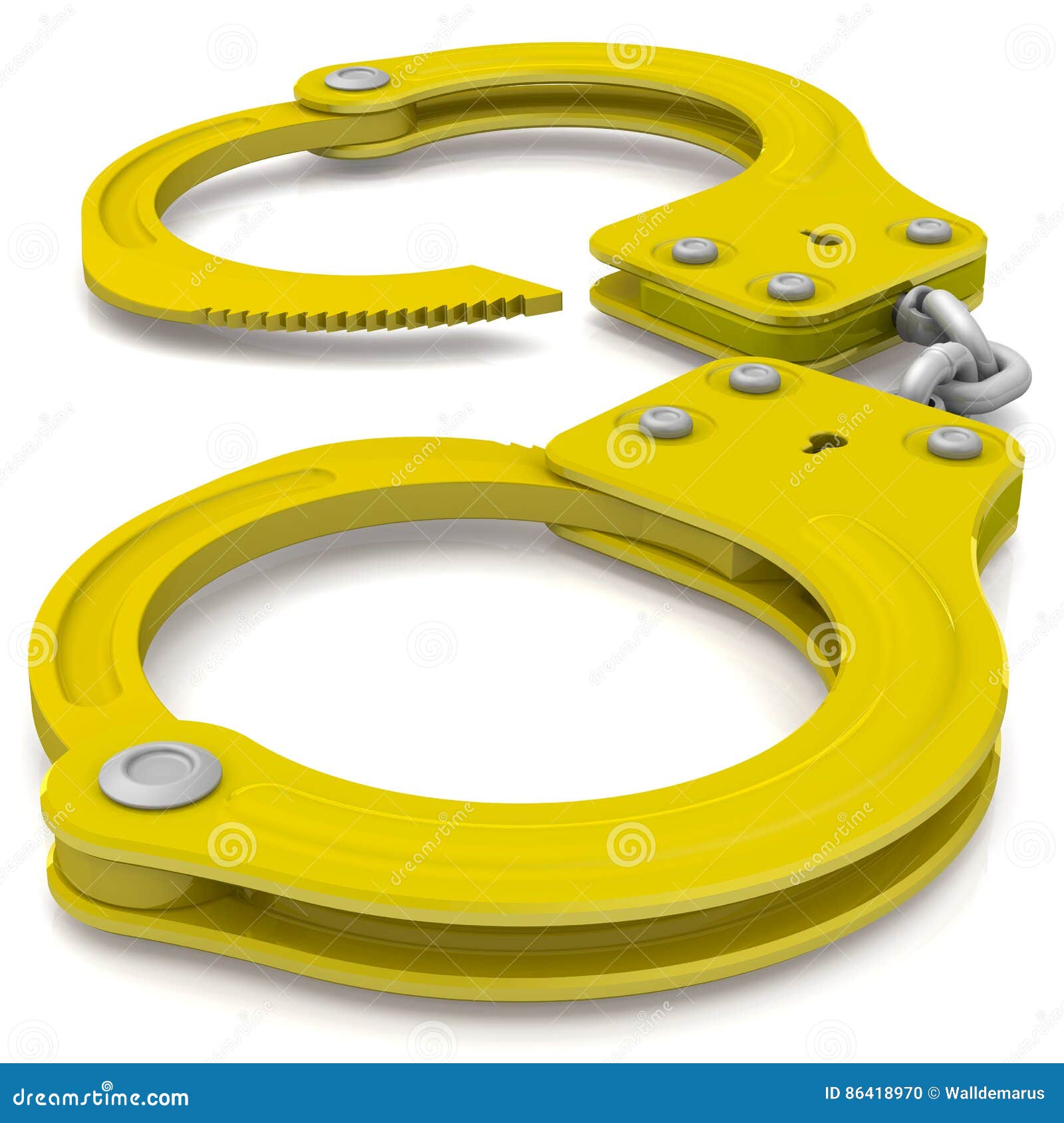 Golden Handcuffs Royalty-Free Cartoon | CartoonDealer.com #90827750