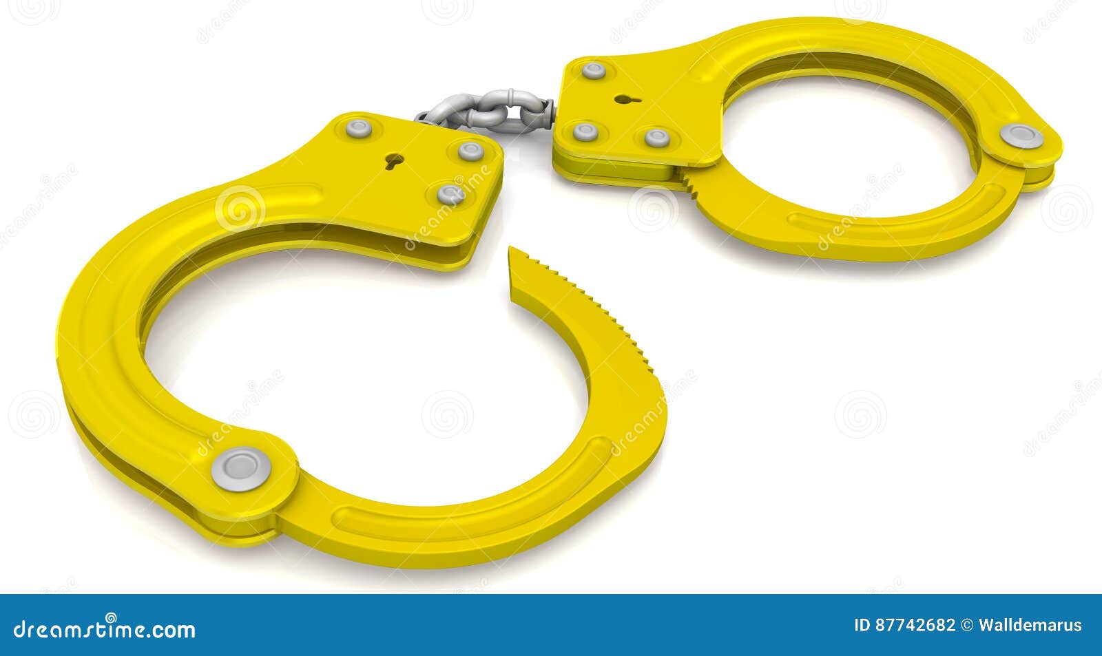 Golden Handcuffs Royalty-Free Cartoon | CartoonDealer.com #90827750