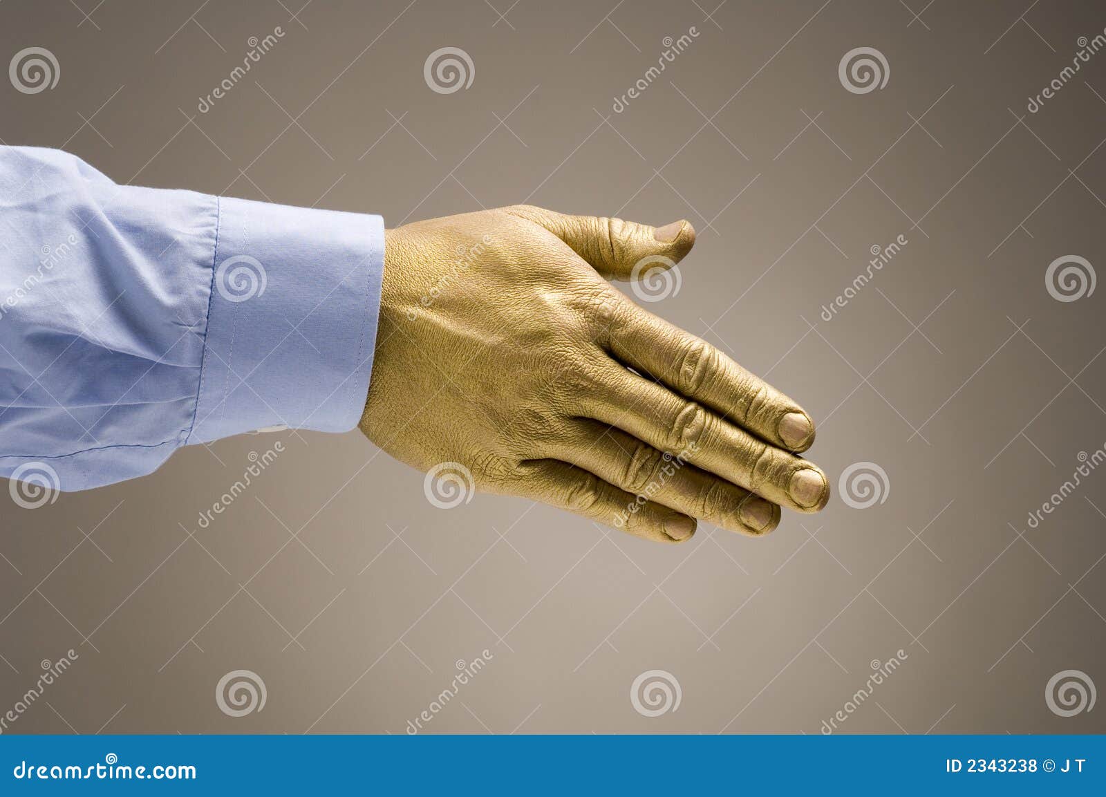 Golden Handshake stock photo. Image of golden, handshake - 2343238