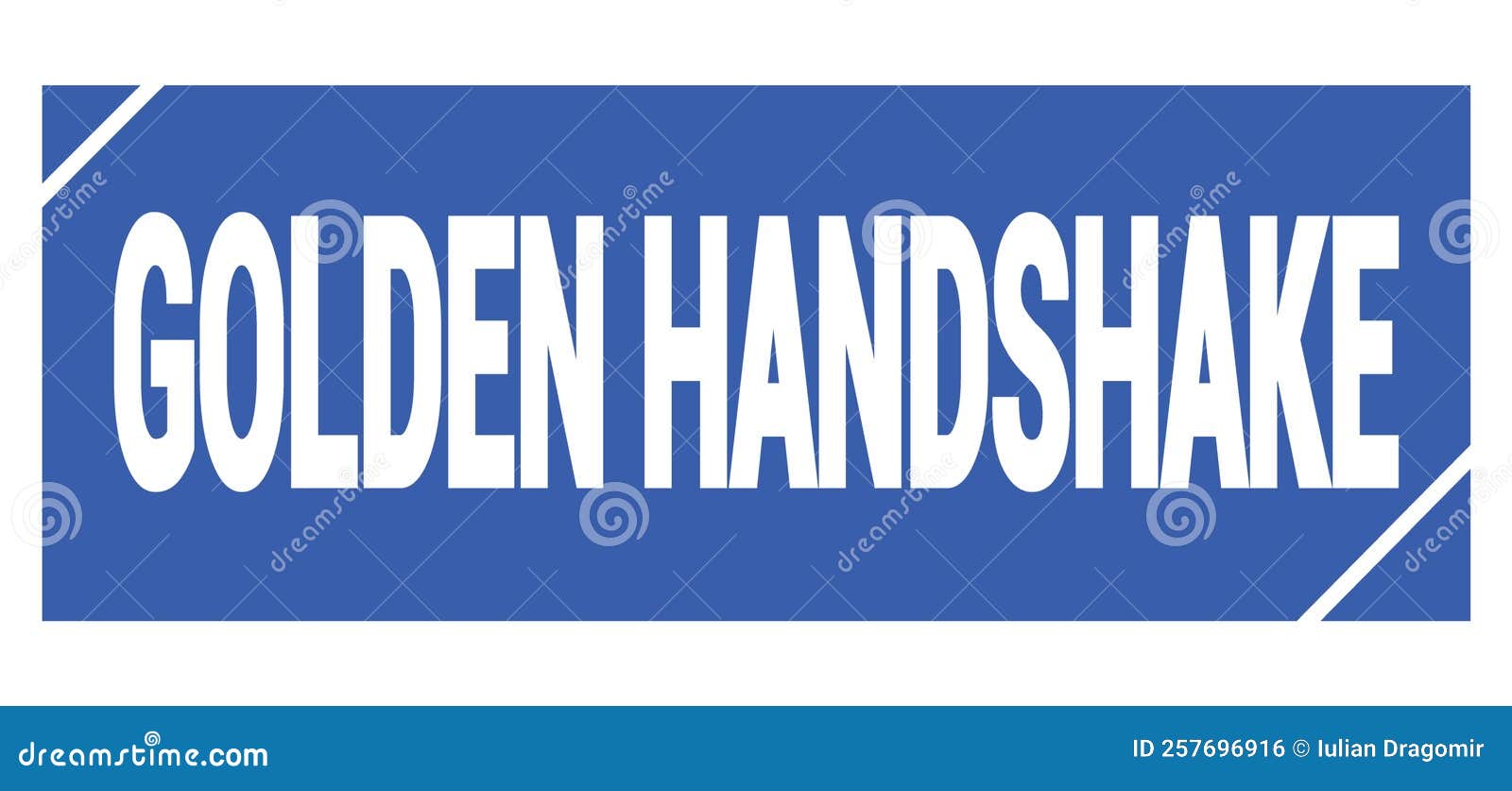 GOLDEN HANDSHAKE Text Written on Blue Stamp Sign Stock Illustration ... GOLDEN HANDSHAKE Text Written on Blue Stamp Sign Stock Illustration ...