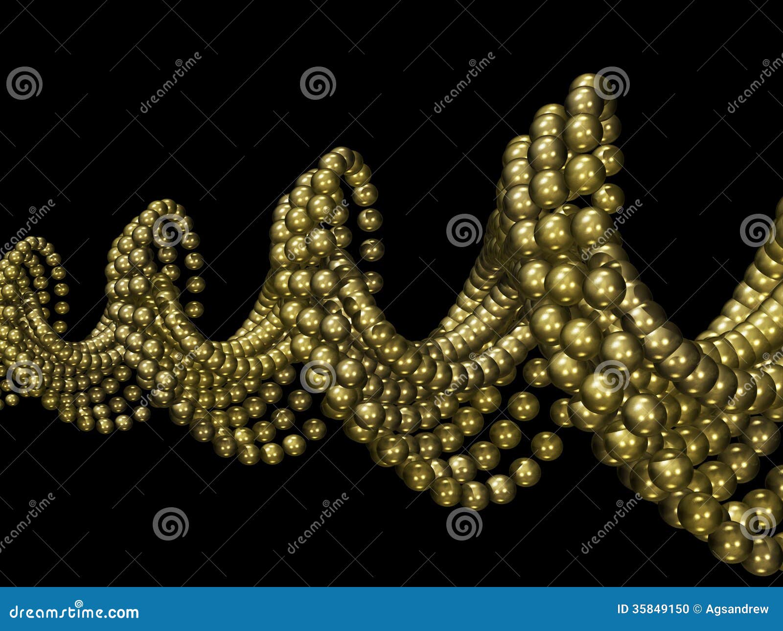 Golden Helix stock photo. Image of connection, physics - 35849150
