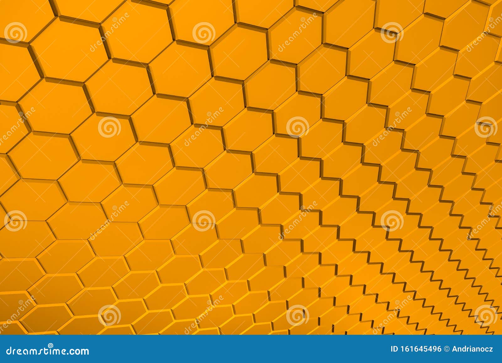 Golden Hexagon Pattern - Honeycomb Concept Stock Illustration ...
