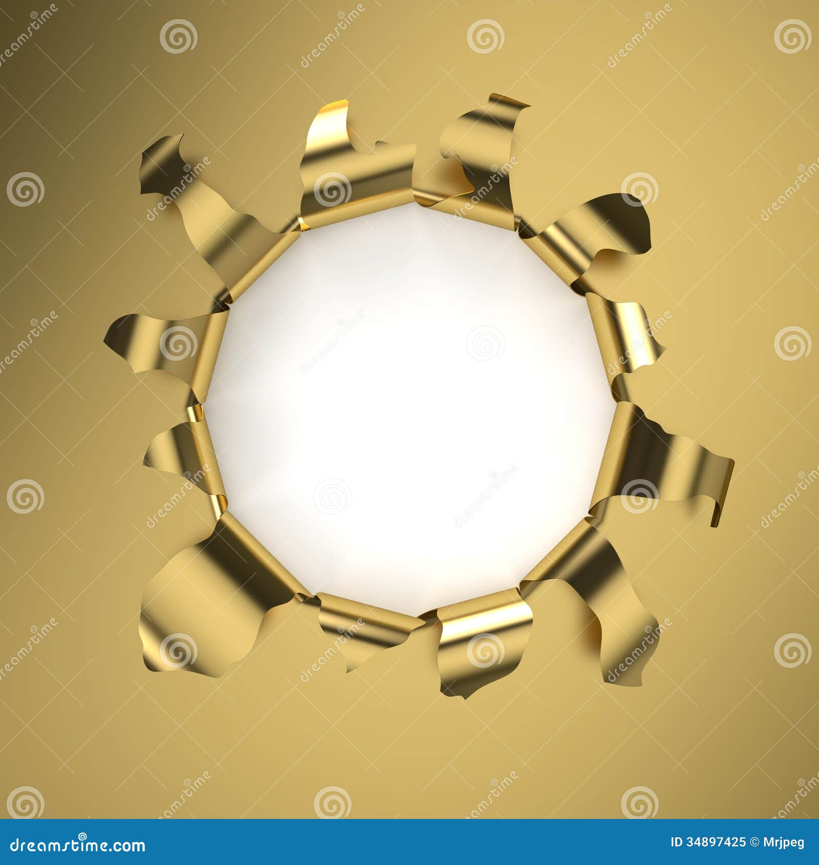Golden Hole stock illustration. Illustration of rent - 34897425