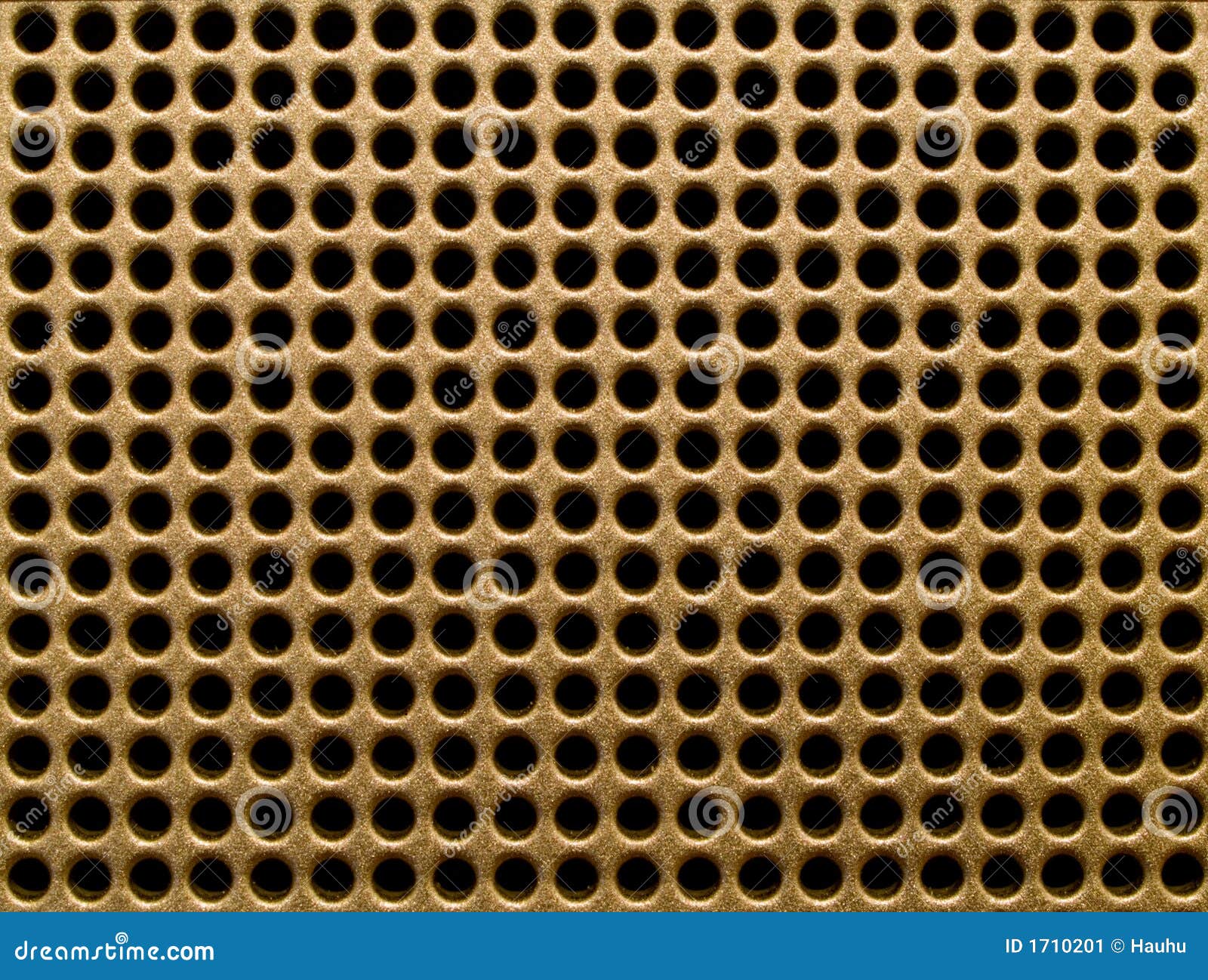 Golden holes stock image. Image of cooling, closeup, iron - 1710201