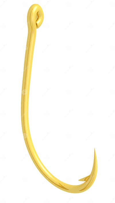 Golden hook stock illustration. Illustration of activity - 7162827