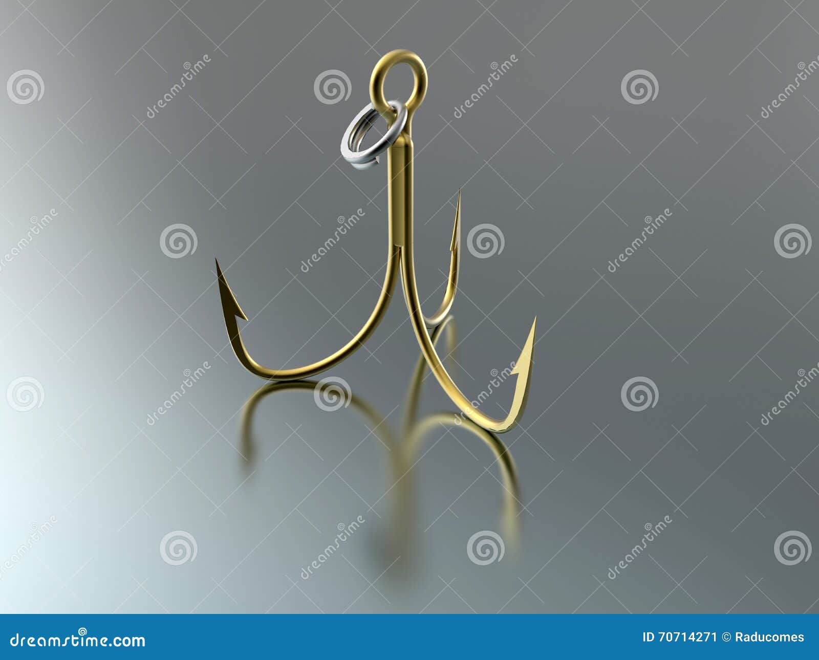 Golden Hook Royalty-Free Stock Photo | CartoonDealer.com #7162827