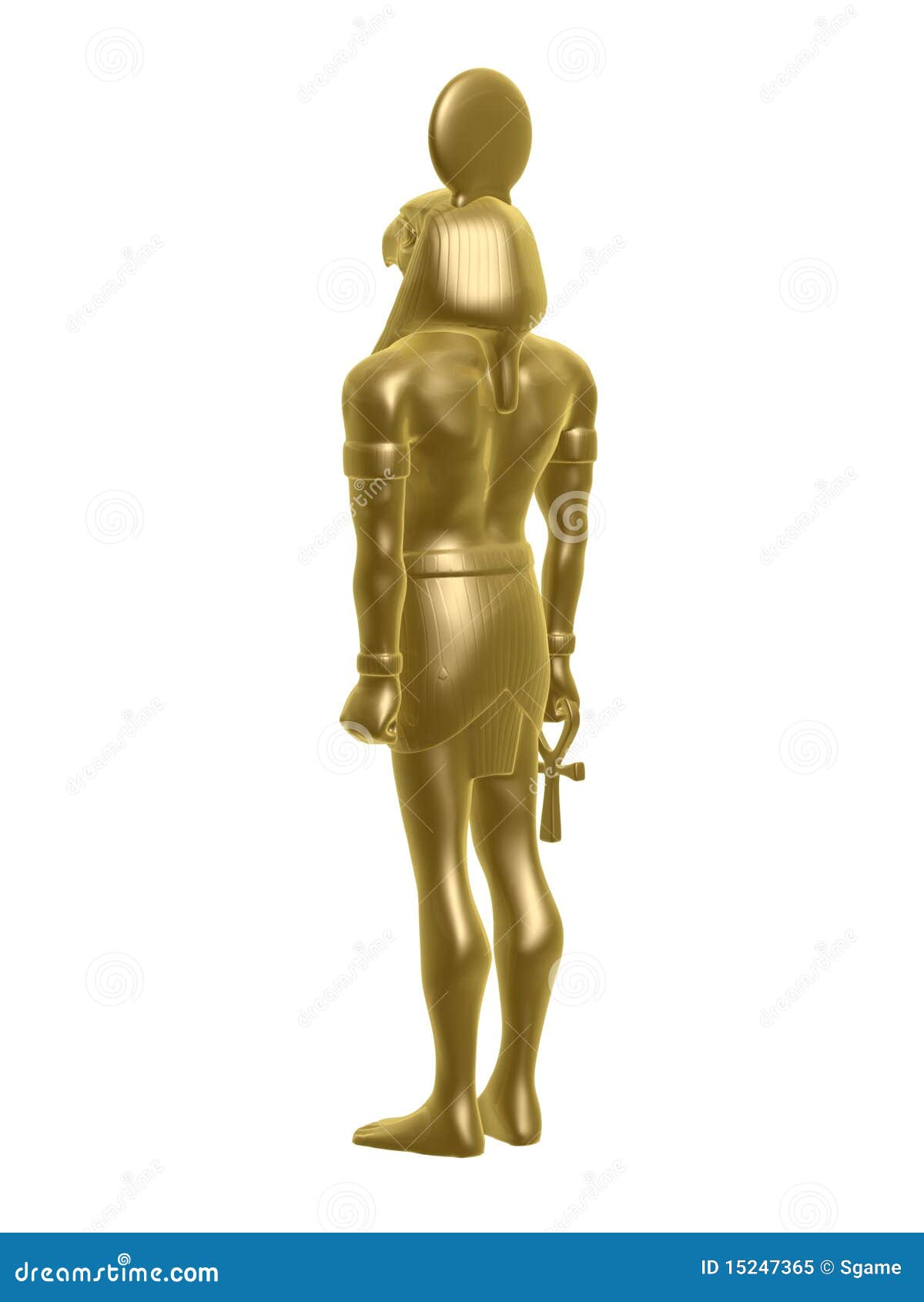 Golden horus stock illustration. Illustration of horus - 15247365