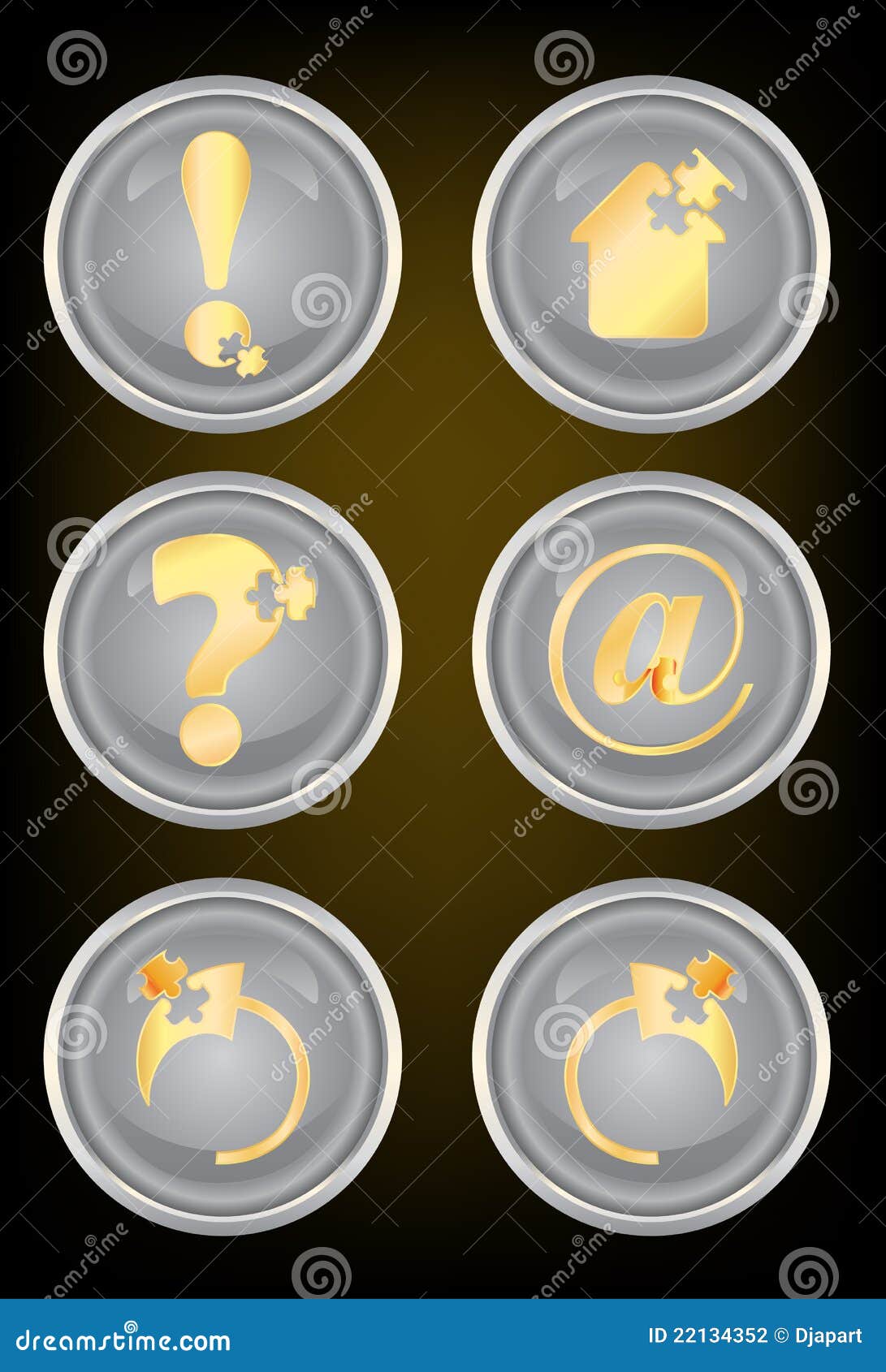 Golden icon for web button stock vector. Illustration of brown - 22134352 Golden icon for web button stock vector. Illustration of brown - 22134352