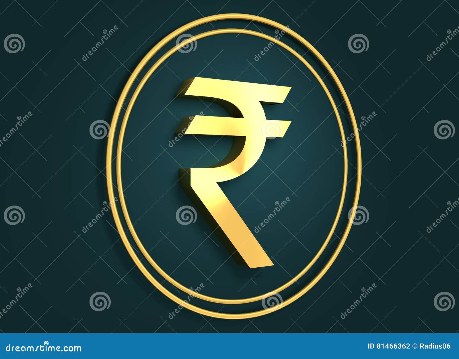 Rupee INR Symbols On Golden Balance Scales, Forex Parity Conceptual 3d ...