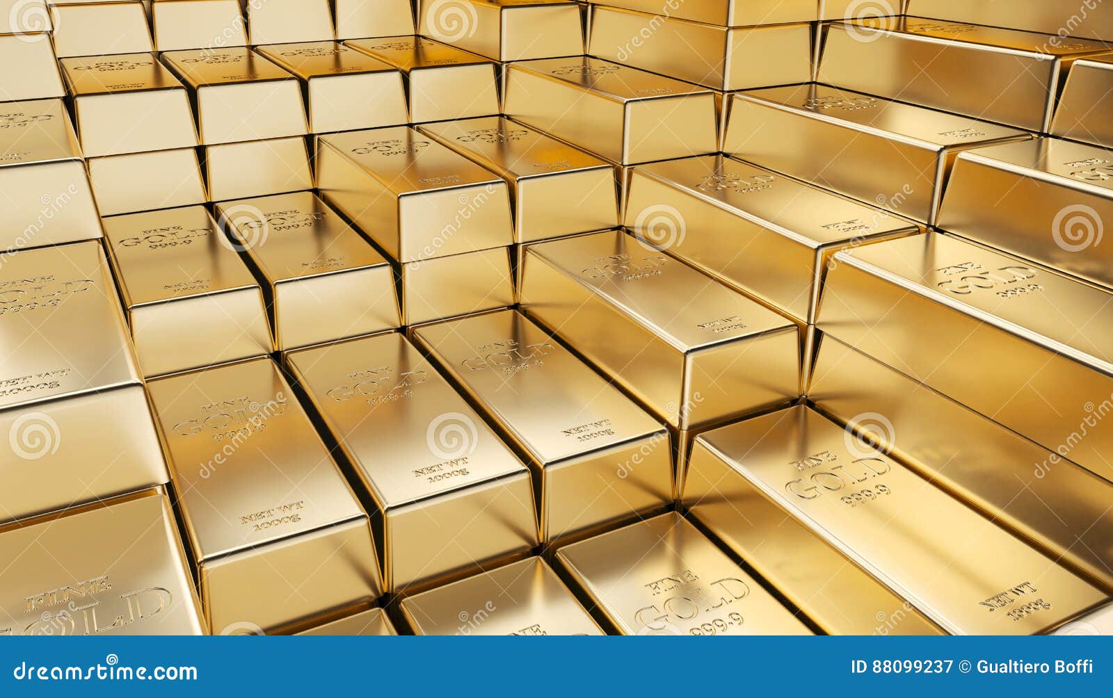 Golden ingot background stock illustration. Illustration of treasure ...