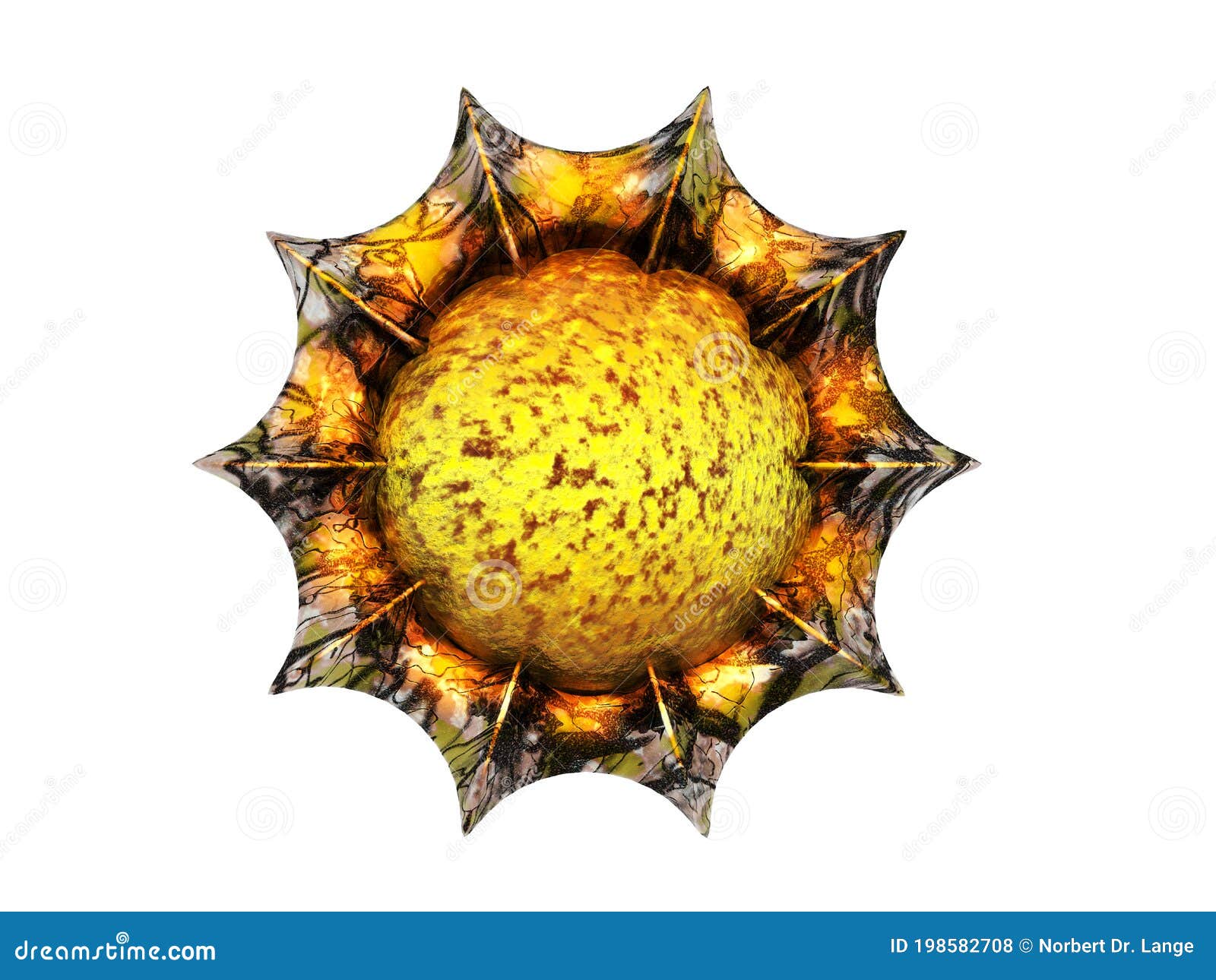 Golden jagged cartoon sun stock illustration. Illustration of cartoon ...