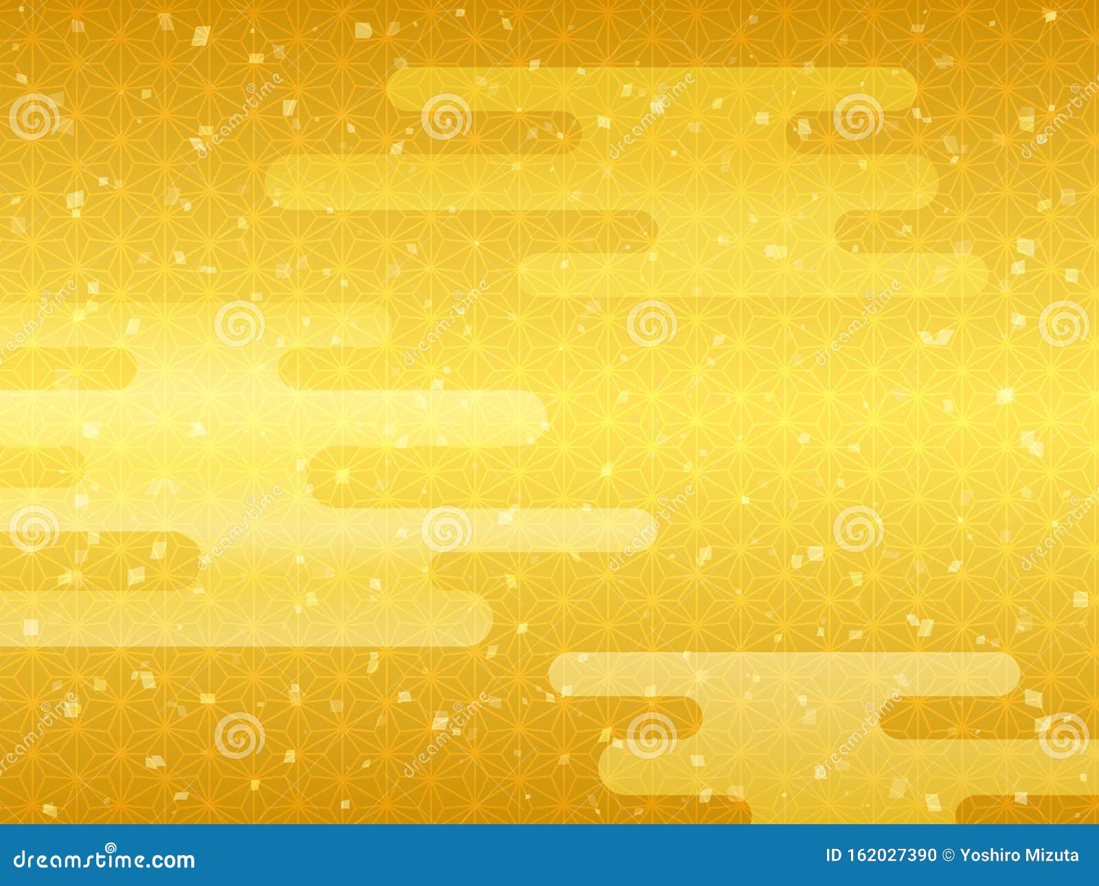 Golden Japanese Pattern Background Image Stock Vector - Illustration of ...