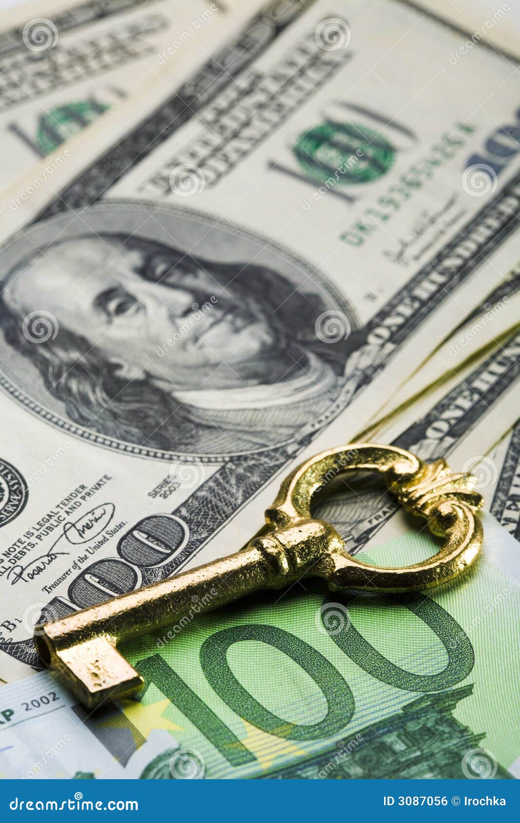 Golden Key stock photo. Image of metallic, secure, accounts - 3087056