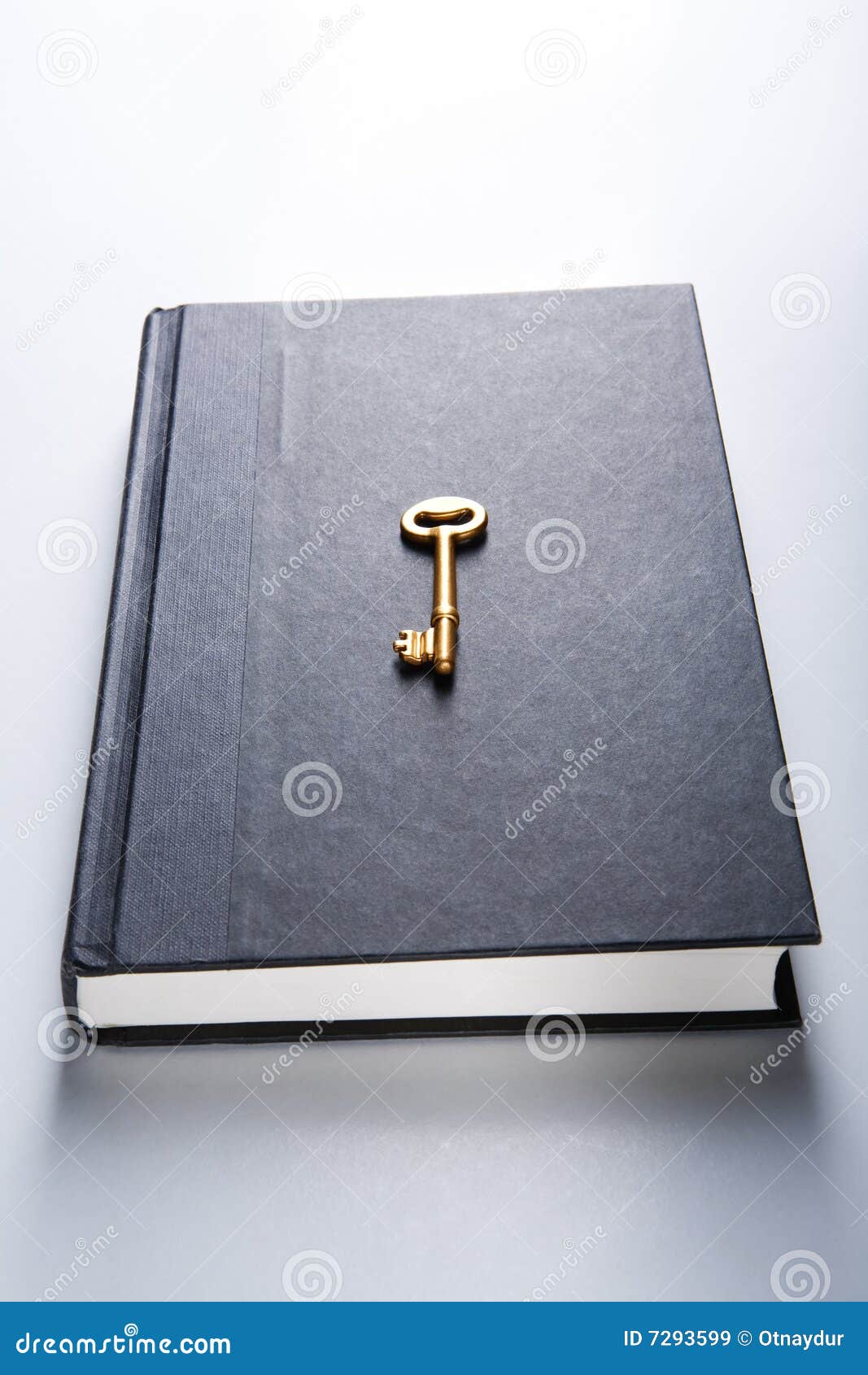 Golden key on book stock image. Image of encyclopedia - 7293599
