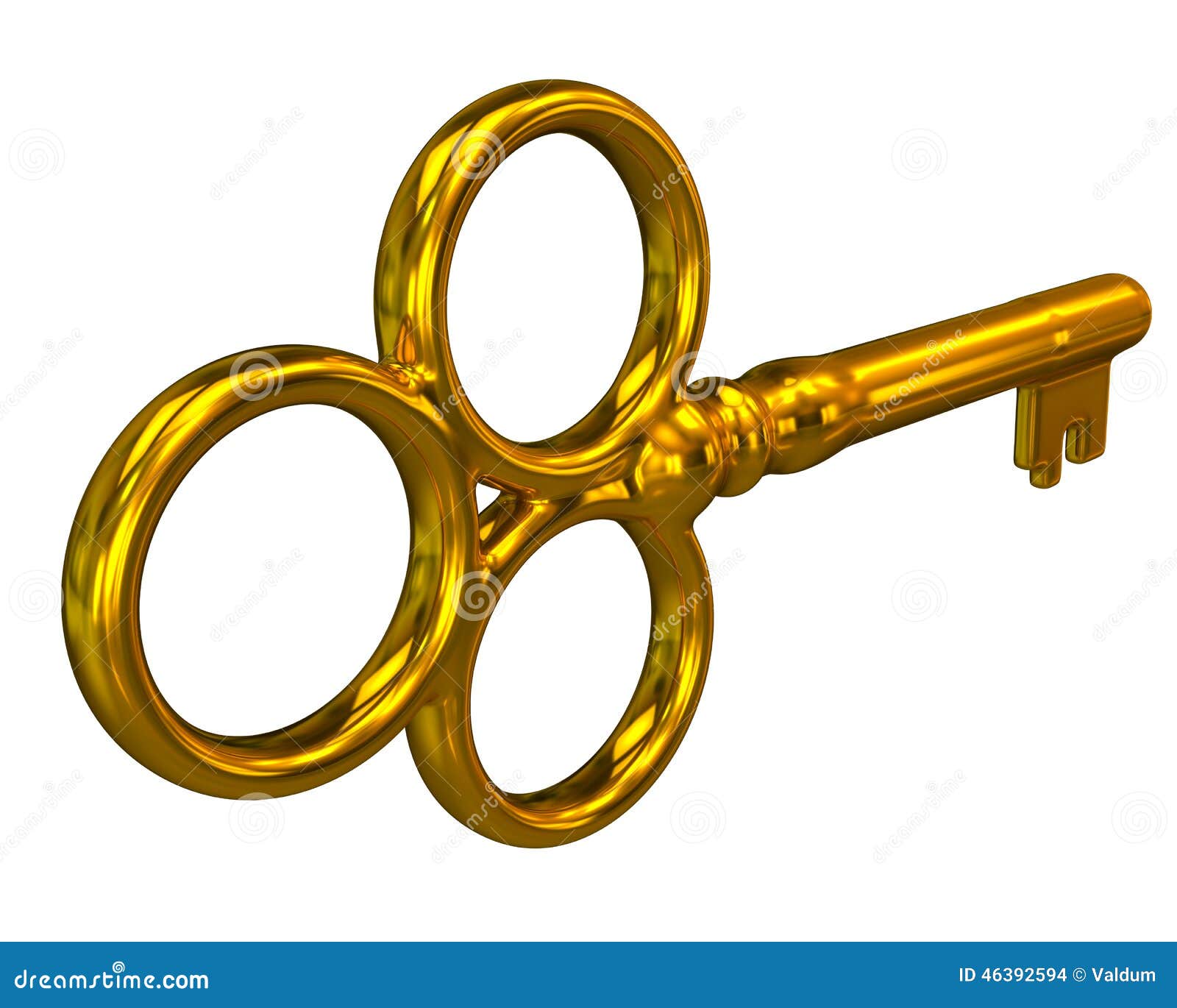 Golden key stock illustration. Illustration of loan, close - 46392594
