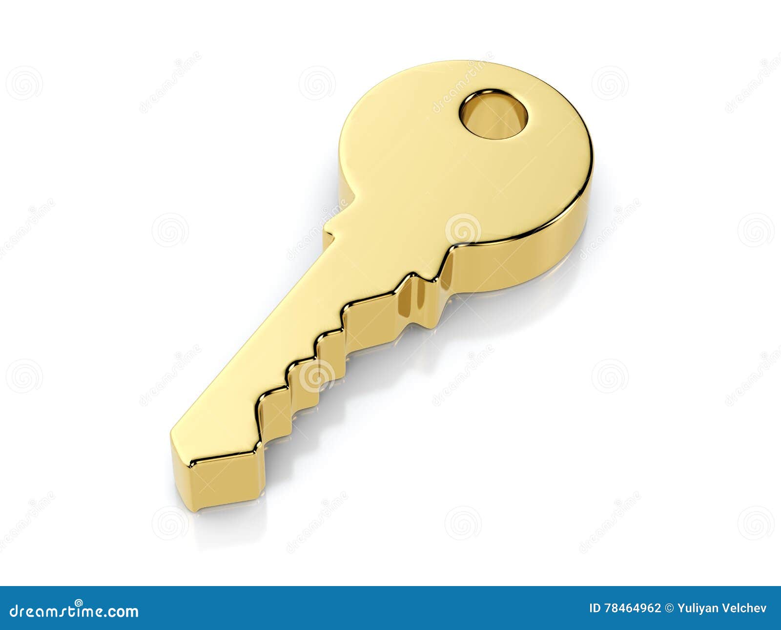 Golden key symbol stock illustration. Illustration of icon - 78464962