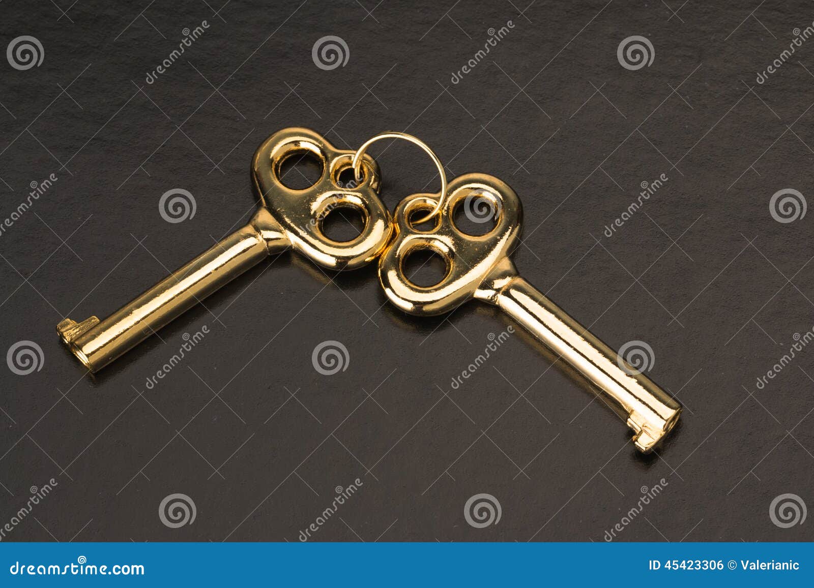 Golden keys stock photo. Image of jewelry, keys, golden - 45423306
