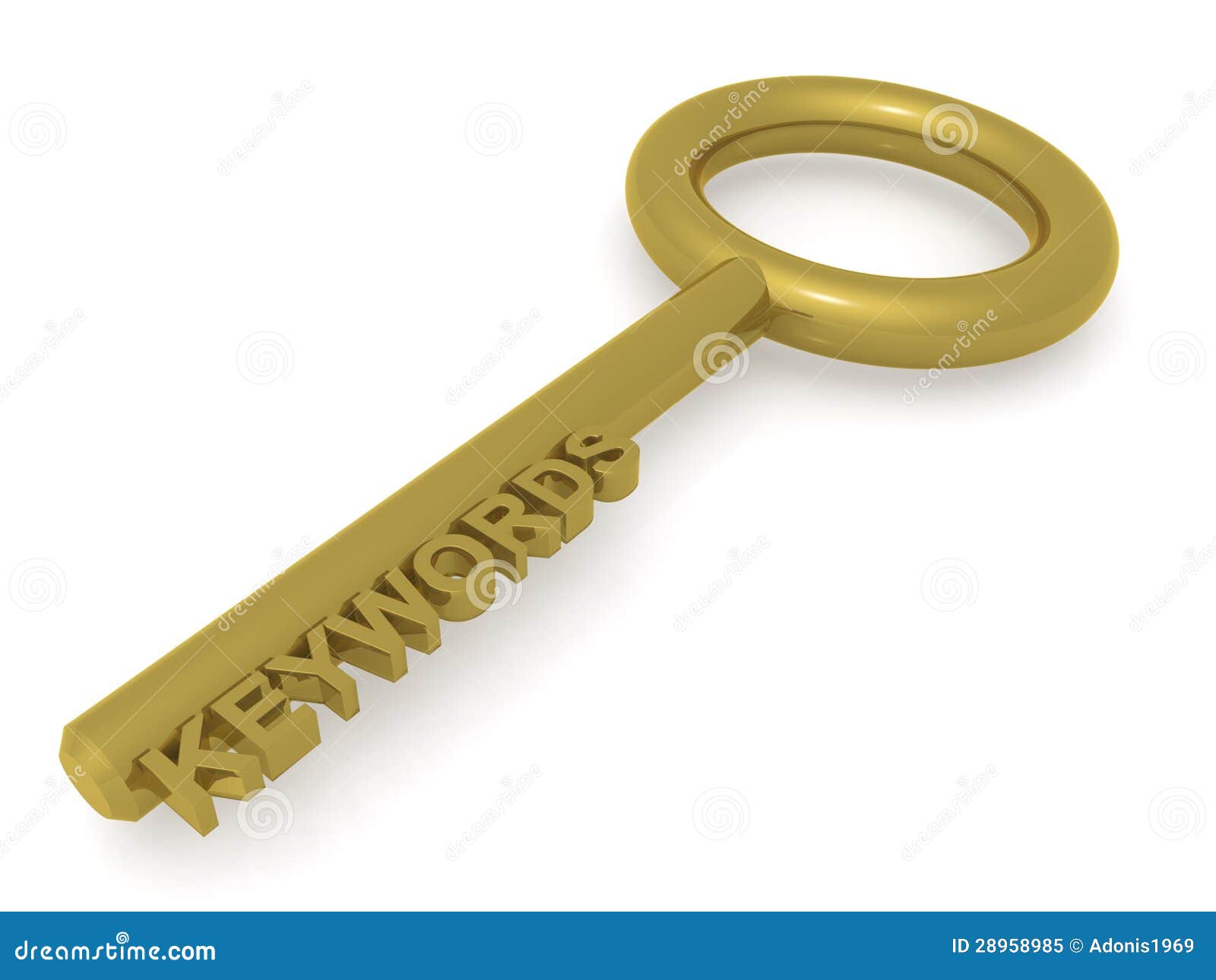 Golden keywords stock illustration. Illustration of conceptual - 28958985