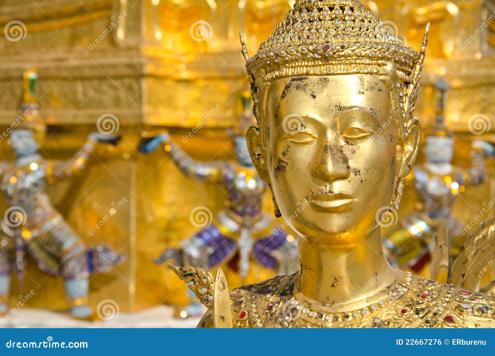 Golden Kinnari Grand Palace Stock Photo | CartoonDealer.com #30967452