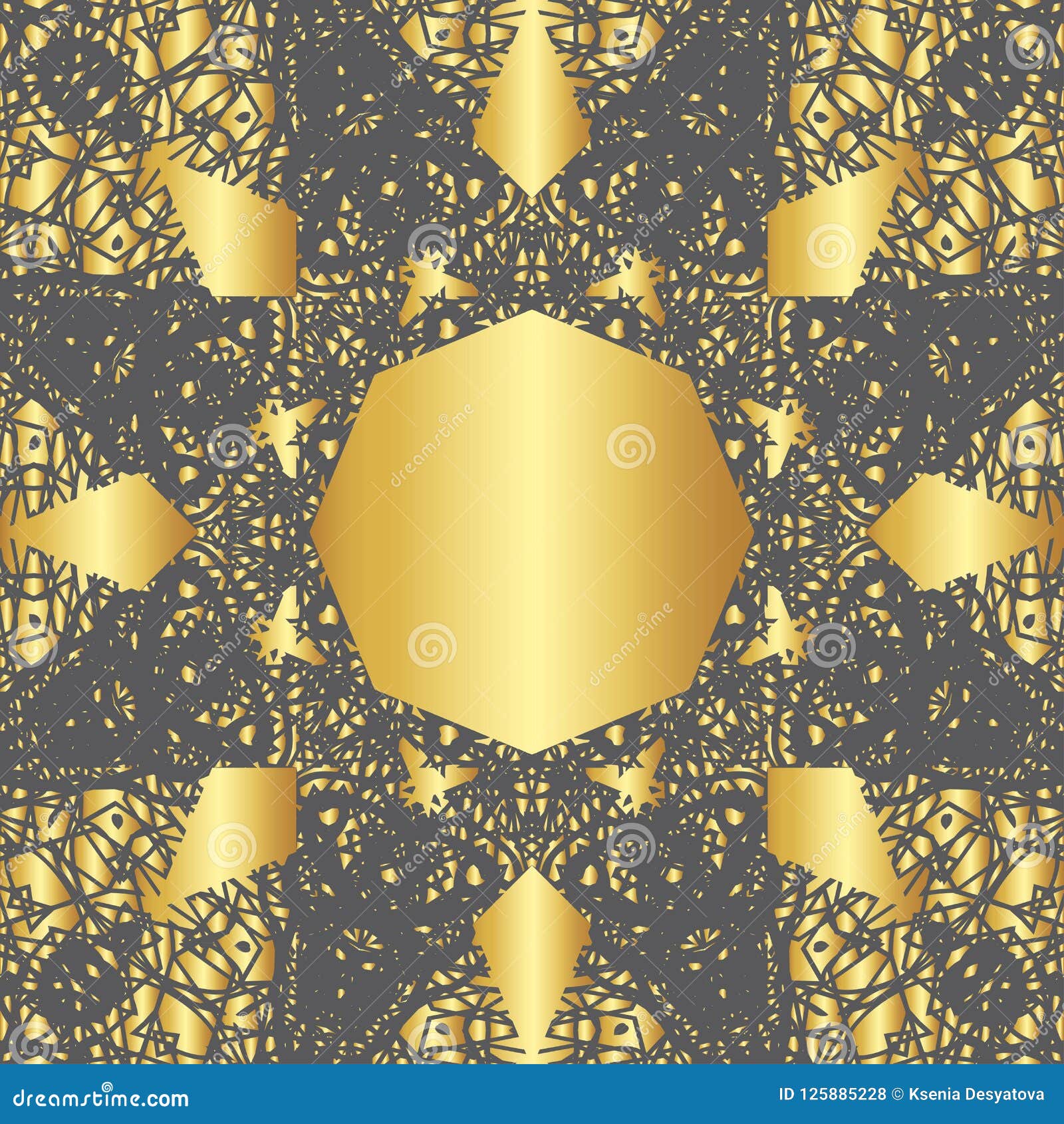 Golden lace pattern stock illustration. Illustration of exquisite ...
