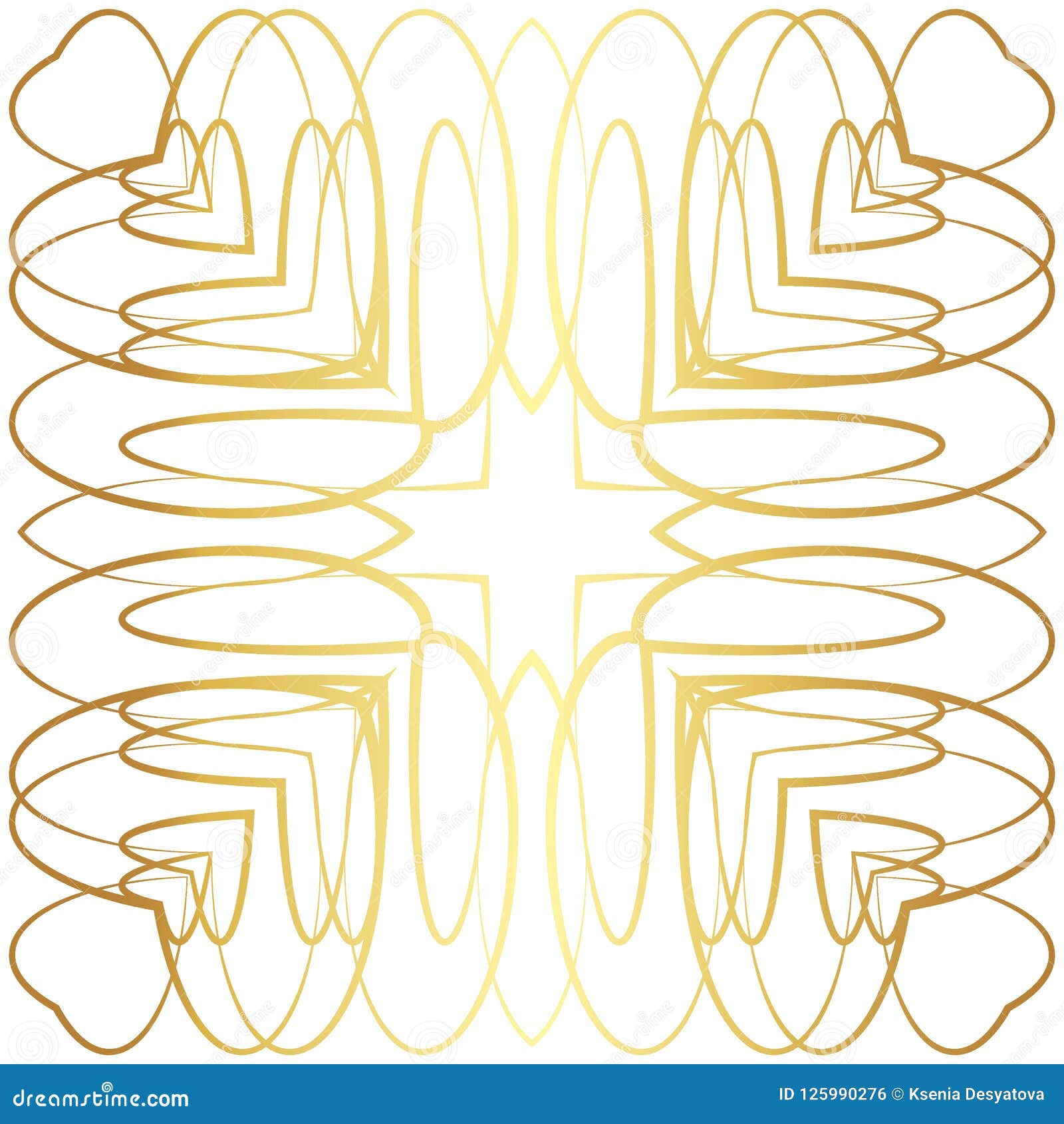 Golden lace pattern stock illustration. Illustration of gold - 125990276