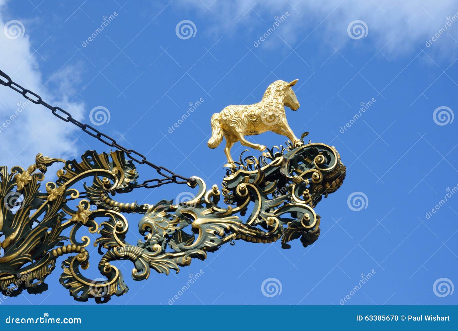 Golden Lamb Royalty-Free Stock Photography | CartoonDealer.com #18171959