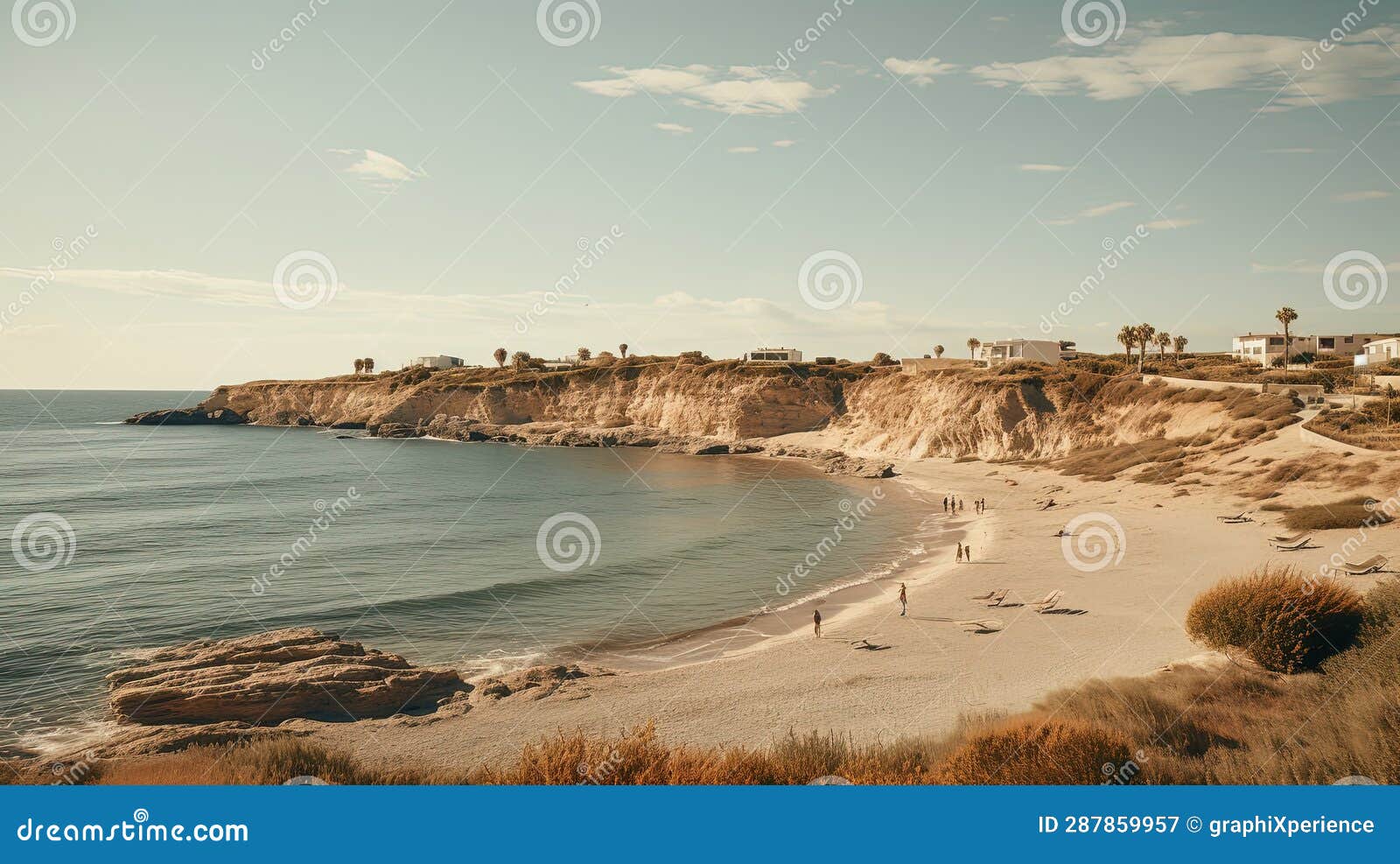 Golden Landscape of Cyprus stock illustration. Illustration of cyprus ...