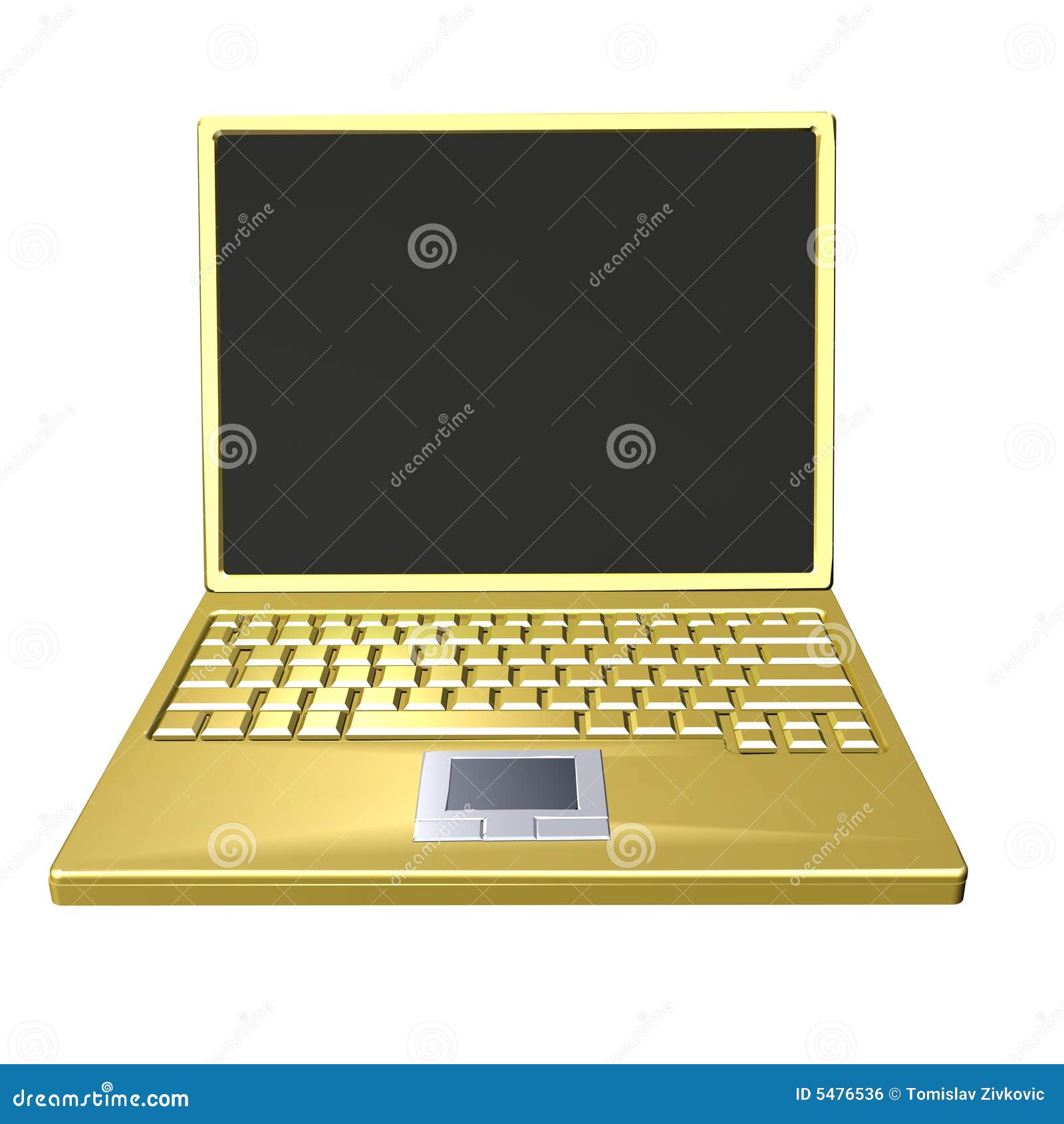 Golden Laptop And Table Lamp Mock Up Poster Royalty-Free Stock Photo ...