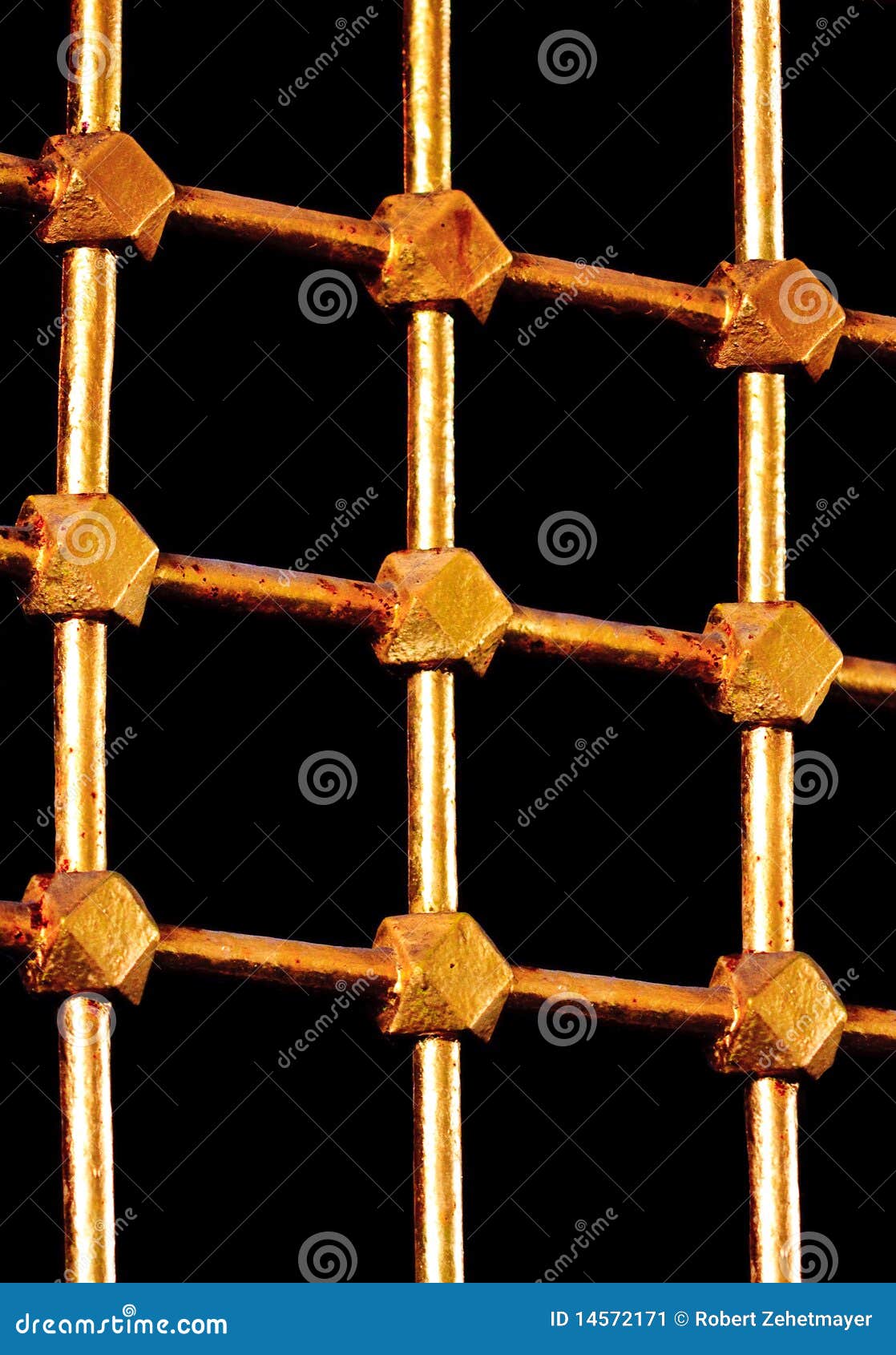 Golden lattice bars stock image. Image of line, medieval - 14572171