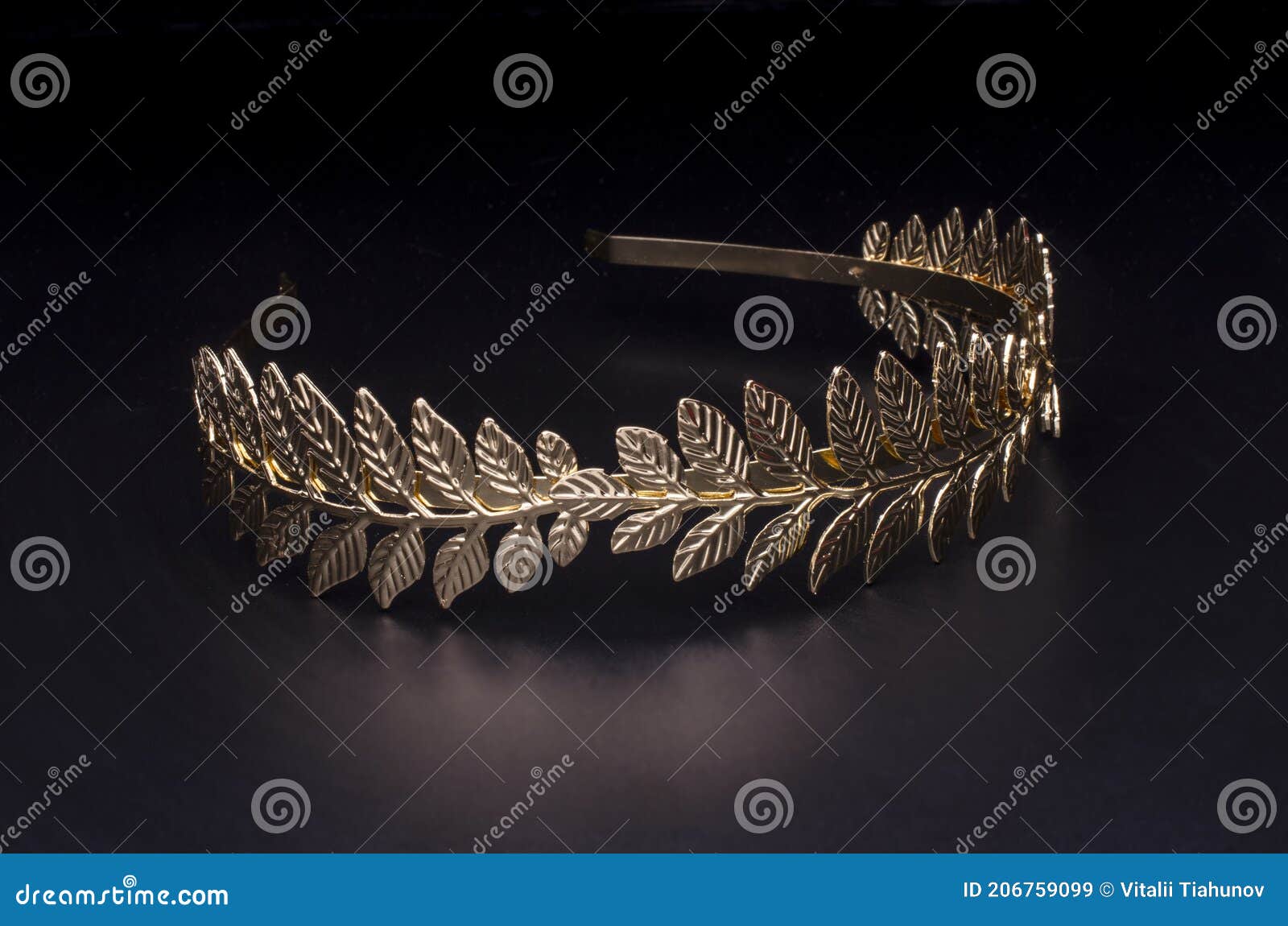Caesar Crown Leaves Gold Stock Photos - Free & Royalty-Free Stock ...