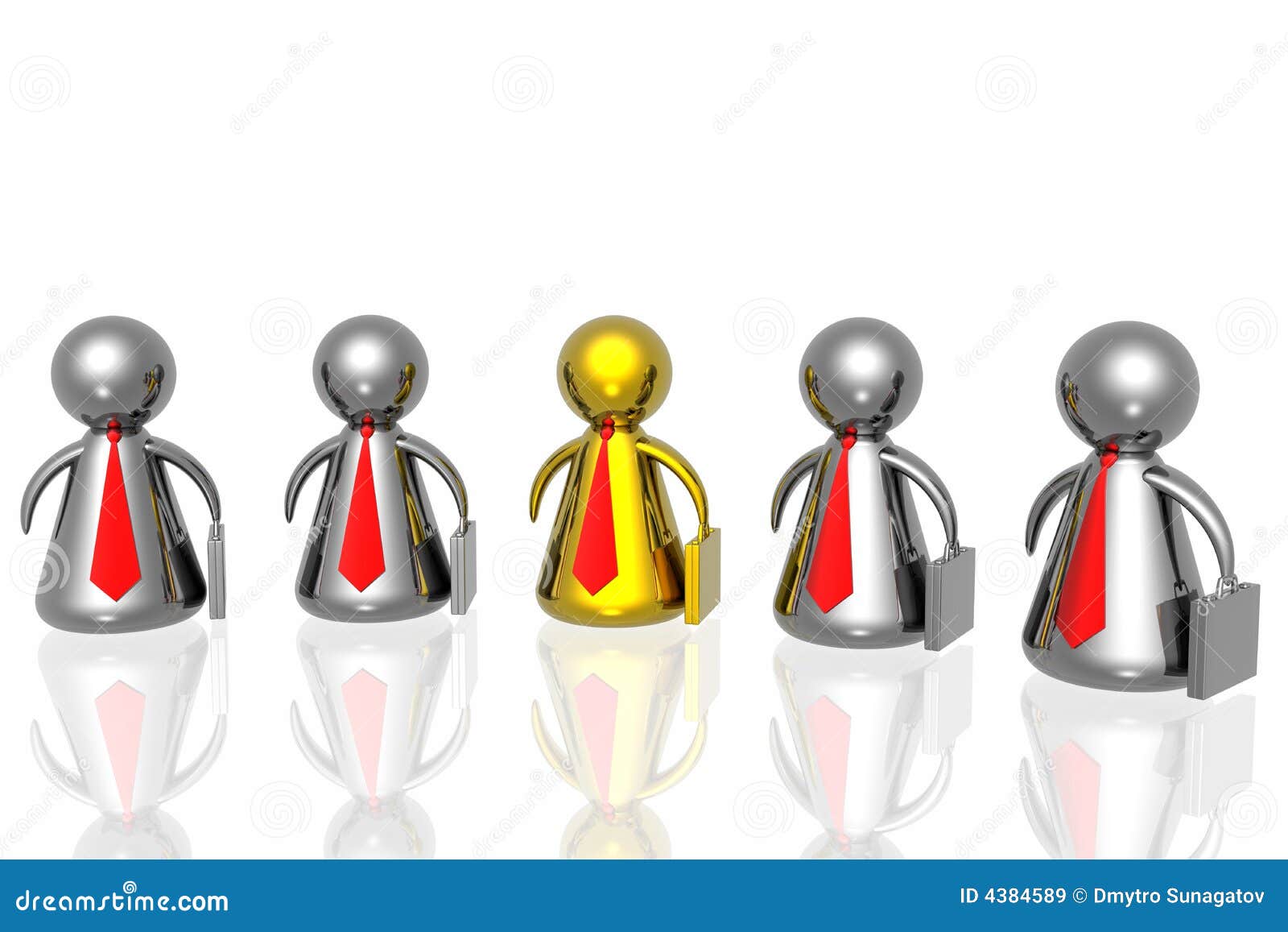 Golden leader stock illustration. Illustration of conceptual - 4384589