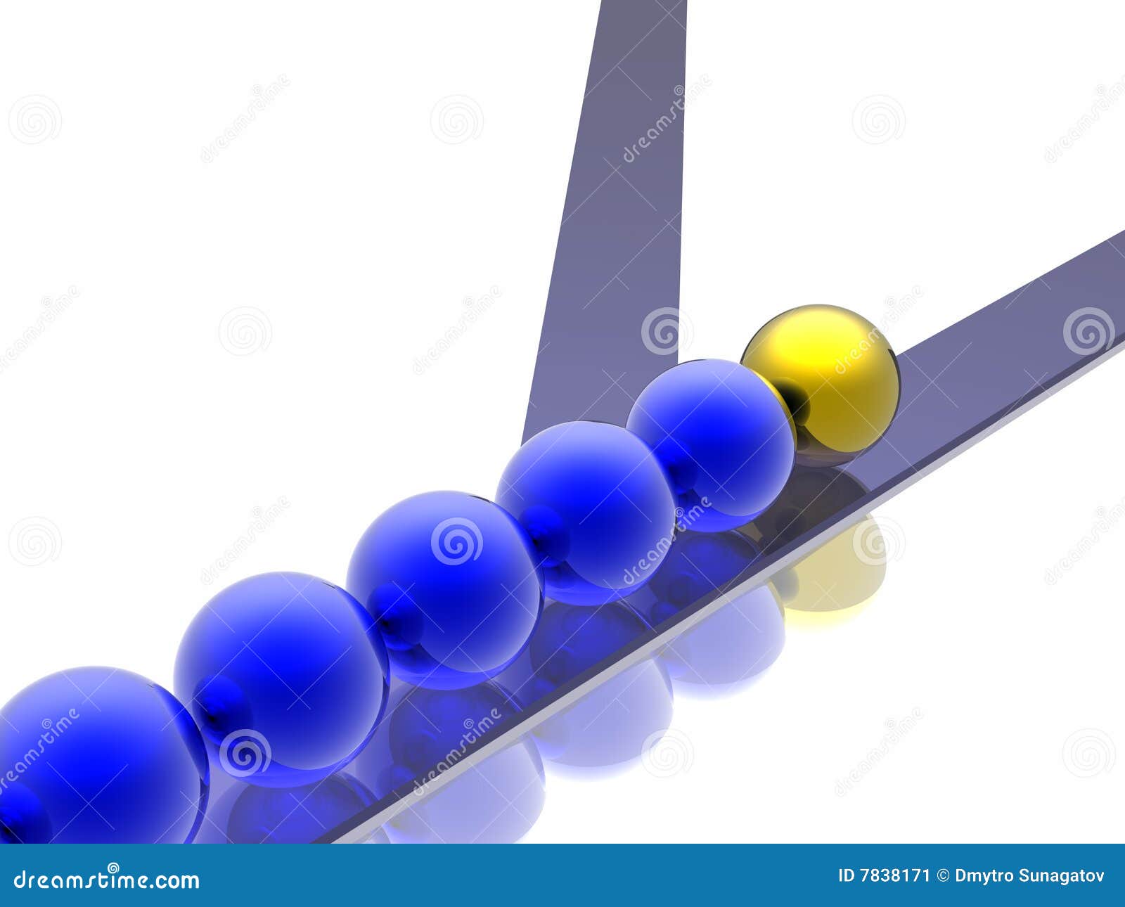 Golden leader stock illustration. Illustration of alone - 7838171