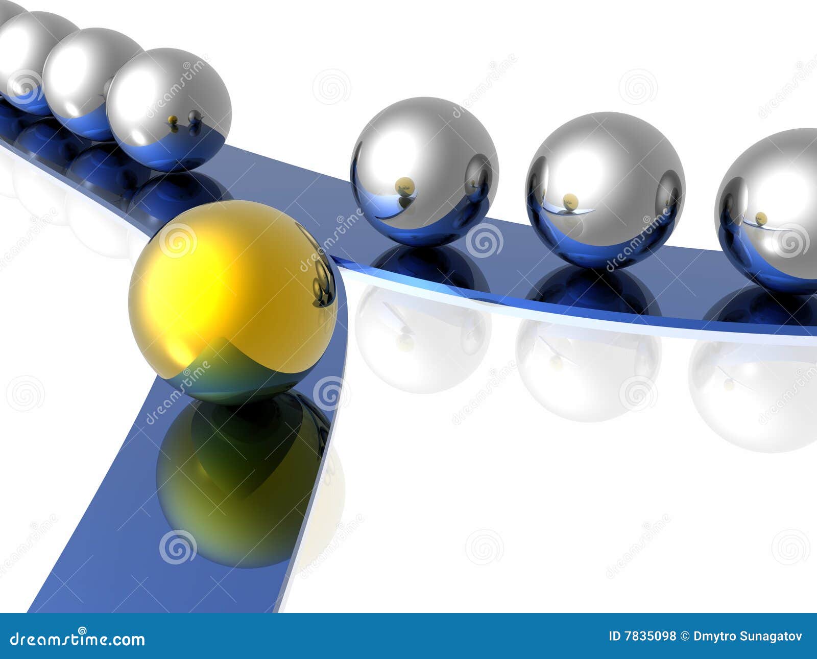 Golden leader in business stock illustration. Illustration of ...