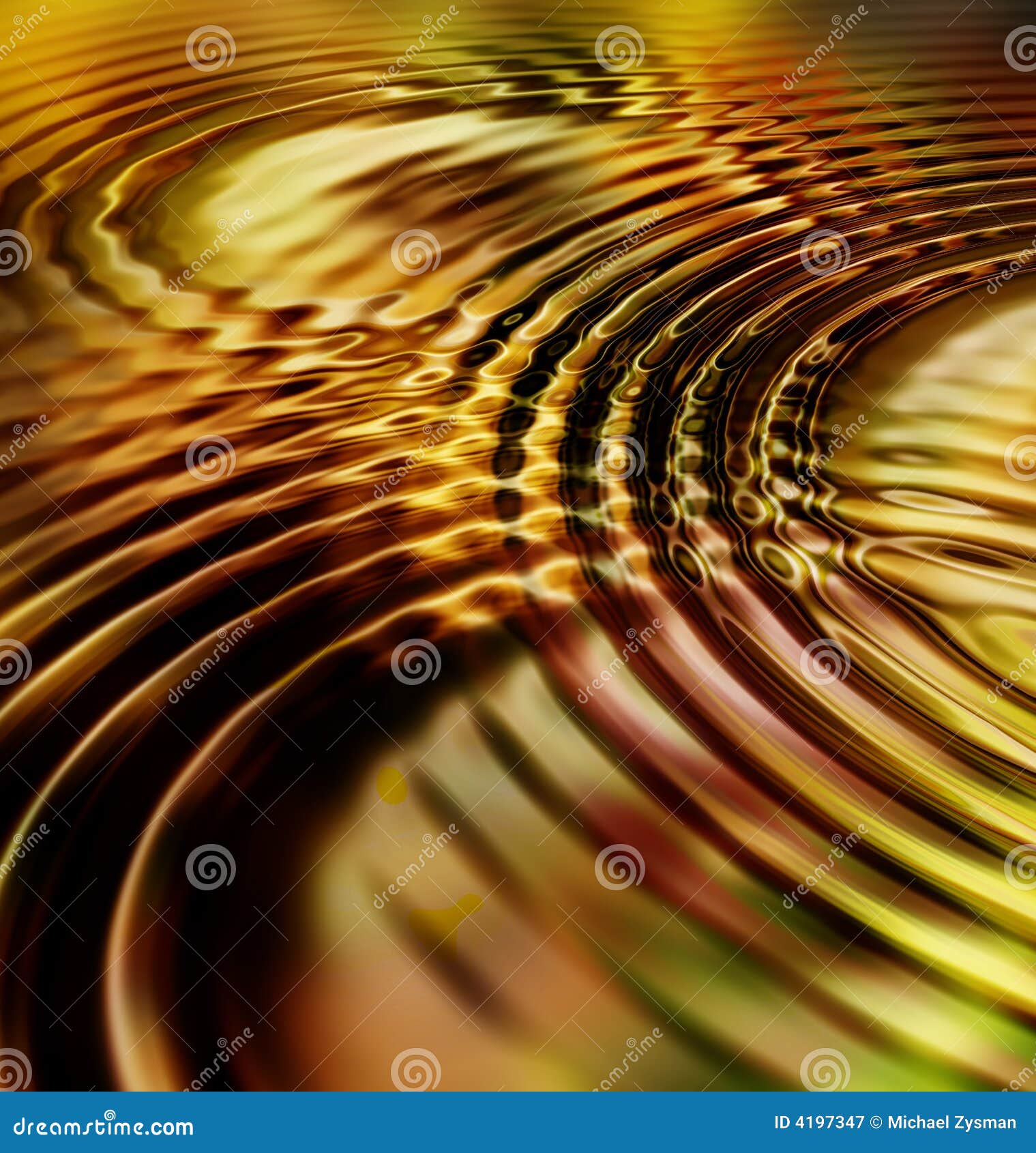 Golden Leaf Ripple Waves stock illustration. Illustration of seasonal ...