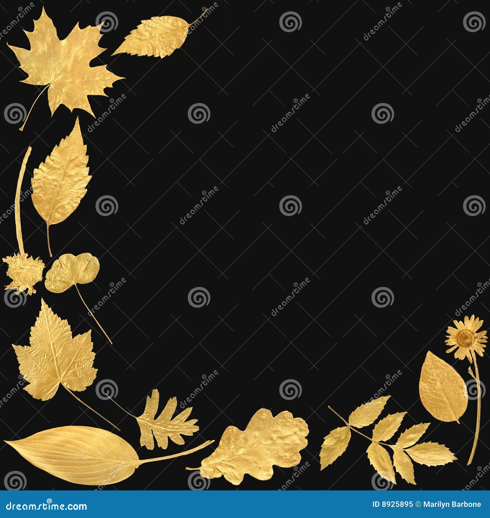 Golden Leaf Royalty-Free Stock Photo | CartoonDealer.com #34931007
