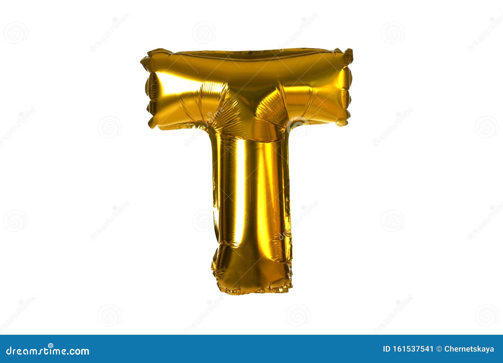 Golden Letter T Balloon on Background Stock Image - Image of carnival ...