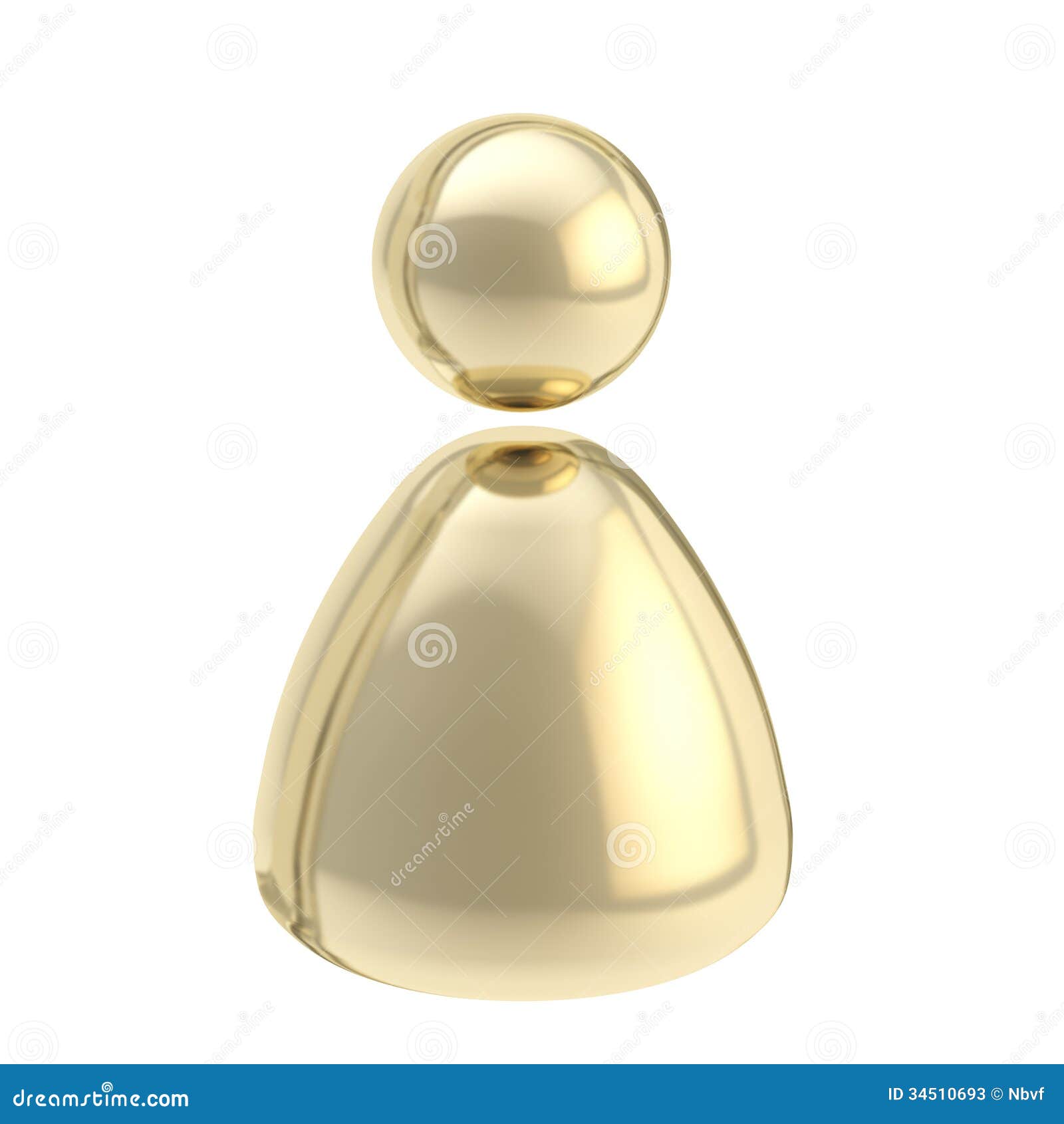 Golden Level Client User Emblem Icon Stock Illustration - Illustration ...