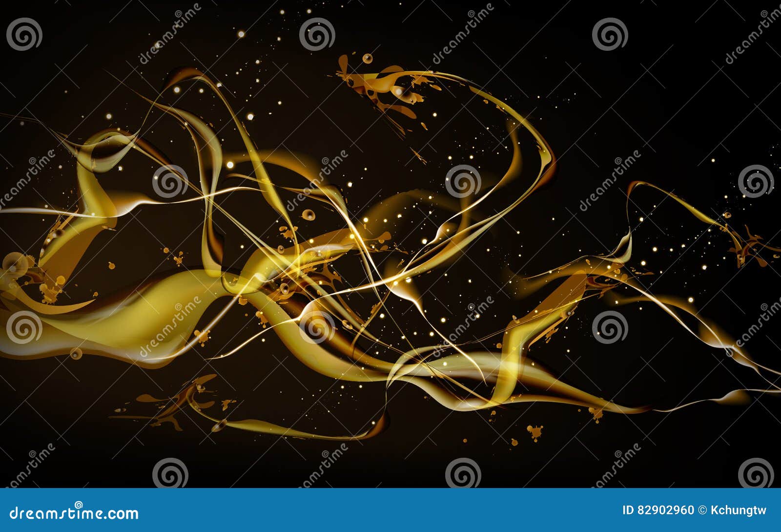 Golden Light Abstract Background Stock Vector - Illustration of vector ...