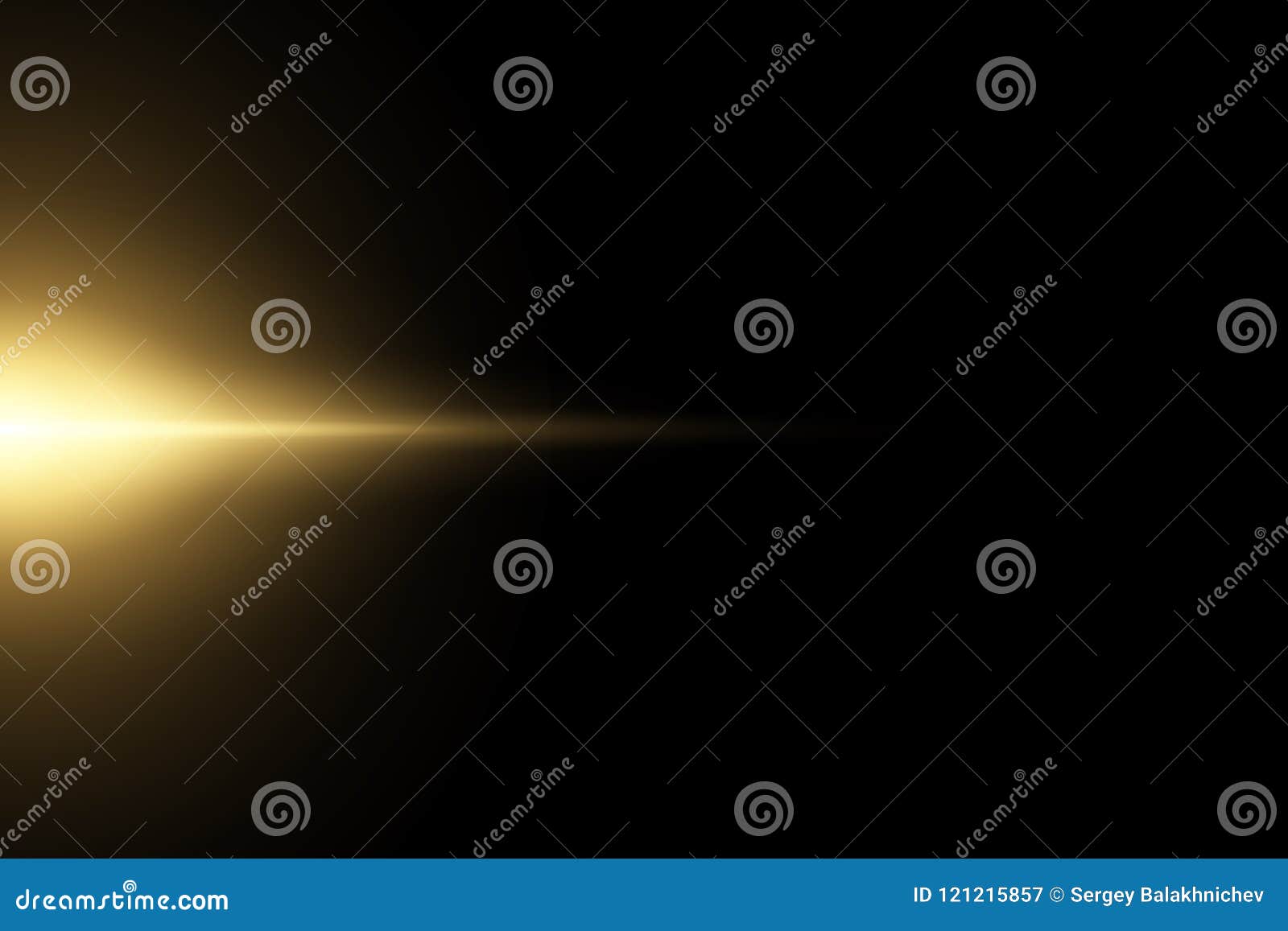 Golden Light Effect on a Dark Background. Abstract Golden Glow for Your ...