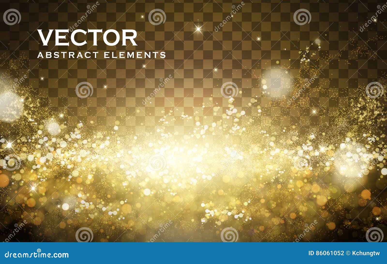Golden Light Powder Background Stock Illustration - Illustration of ...