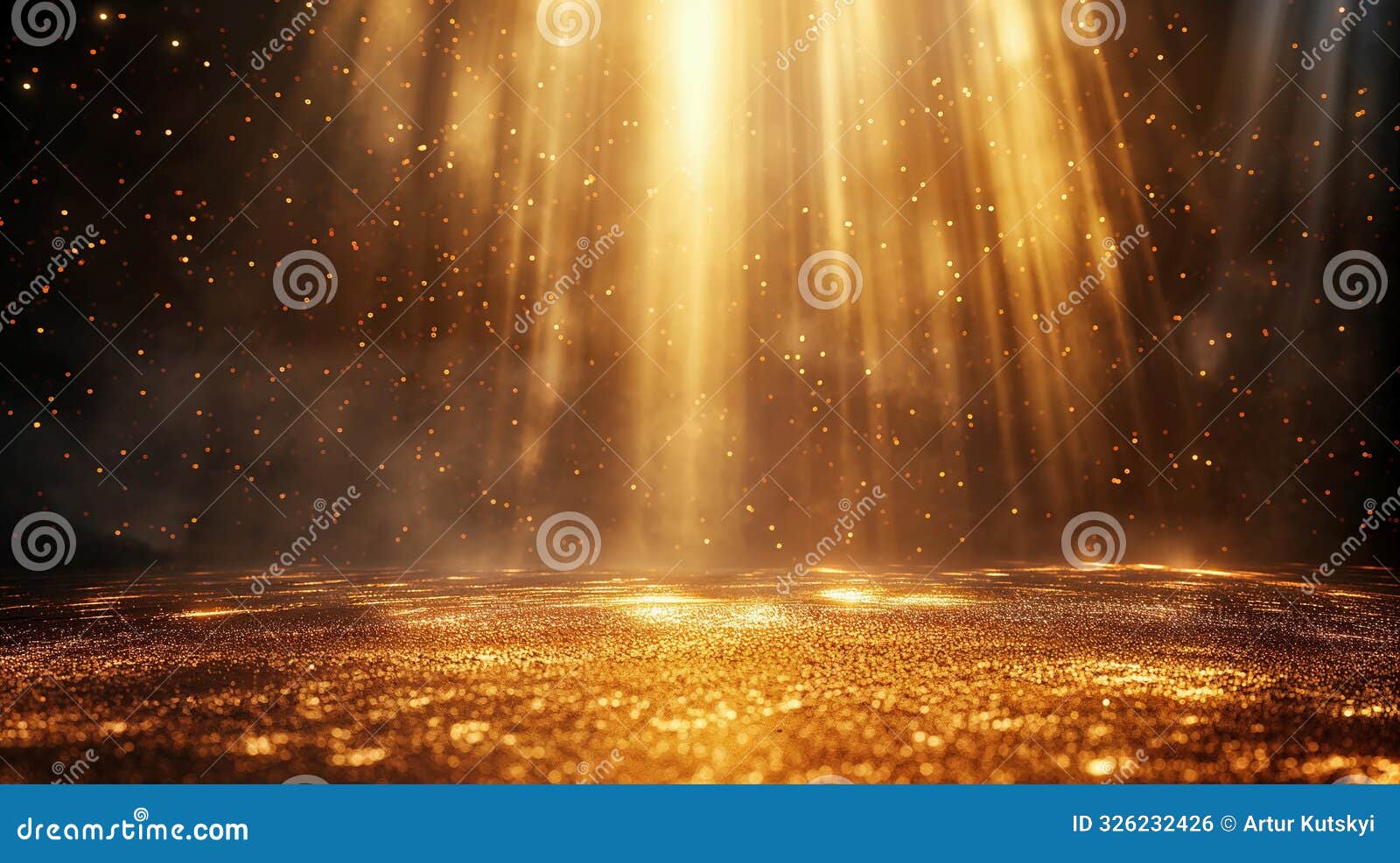 Golden Light Rays Isolated stock photo. Image of confetti - 326232426