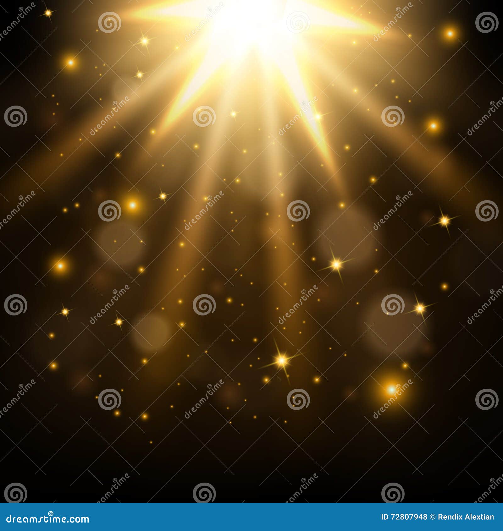 Golden Light Shining Background Stock Vector - Illustration of line ...