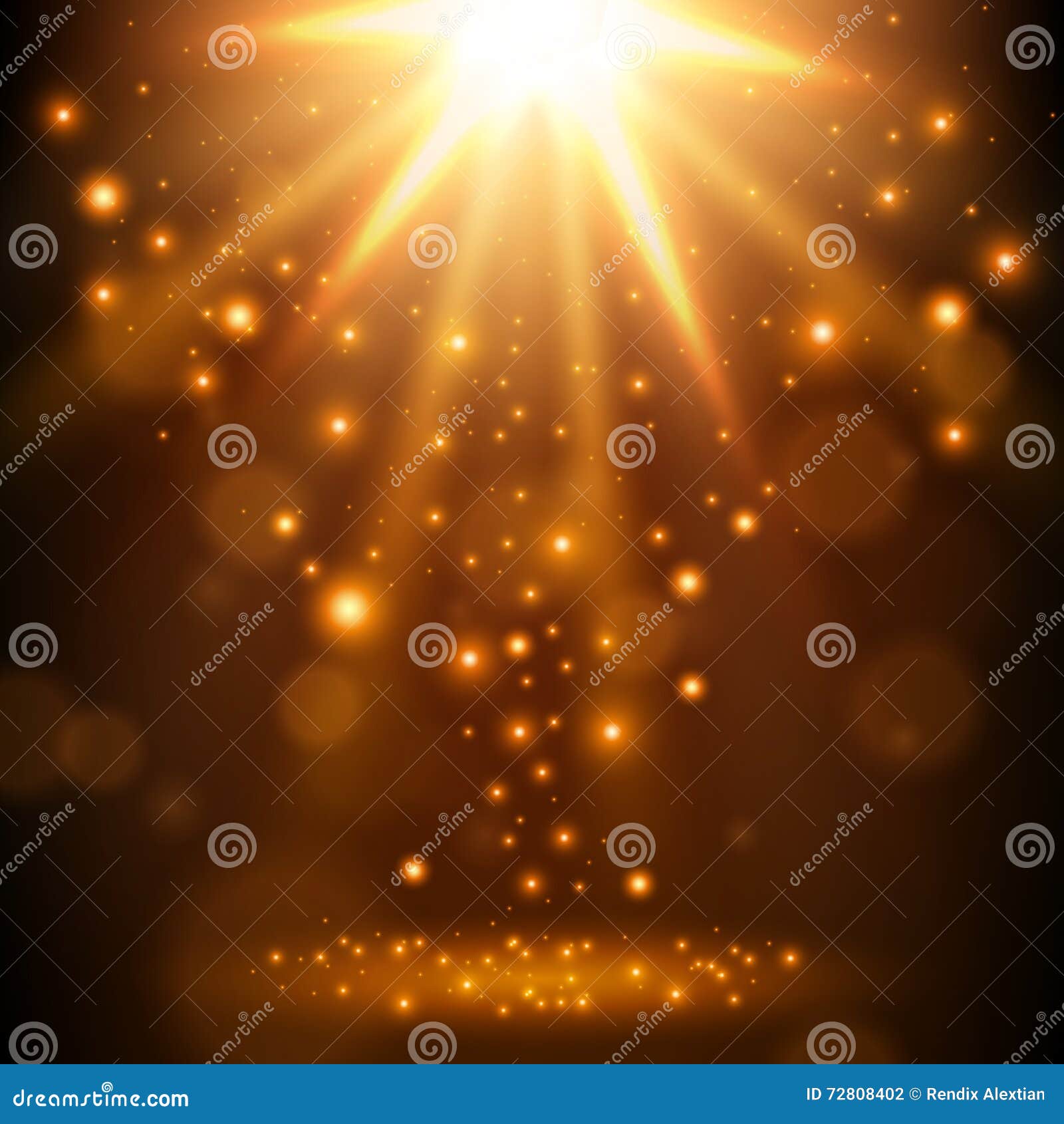 Golden Light Shining Background Stock Vector - Illustration of modern ...