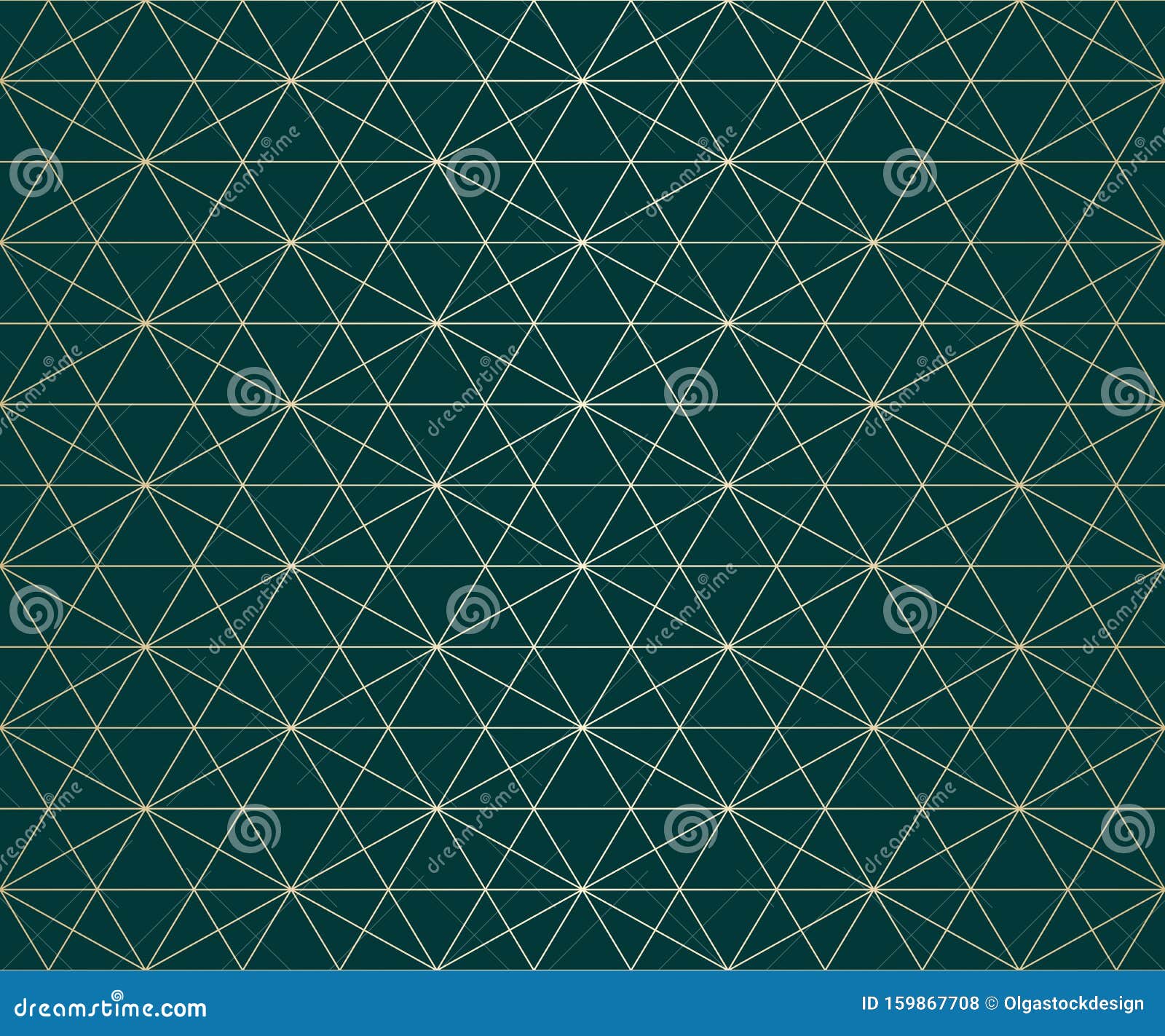 Golden Lines Pattern. Subtle Green and Gold Geometric Seamless Grid ...