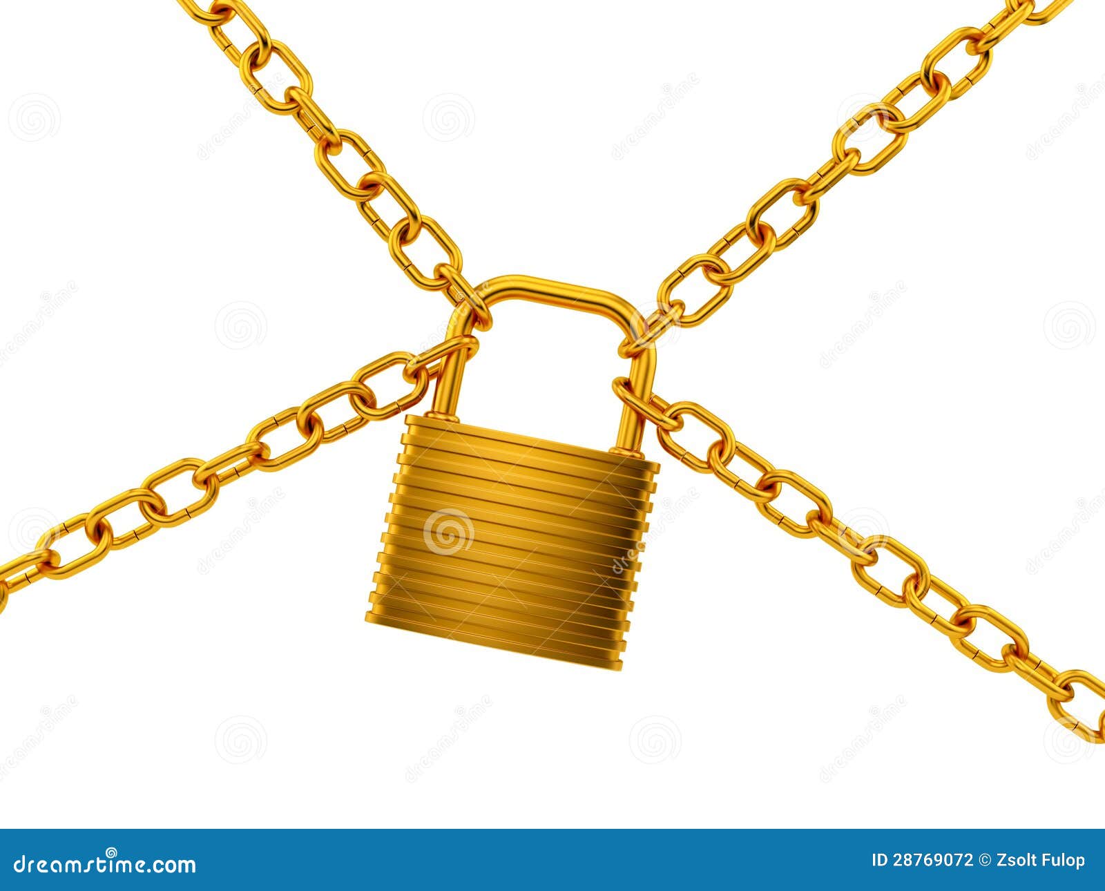 Golden lock stock illustration. Illustration of strength - 28769072
