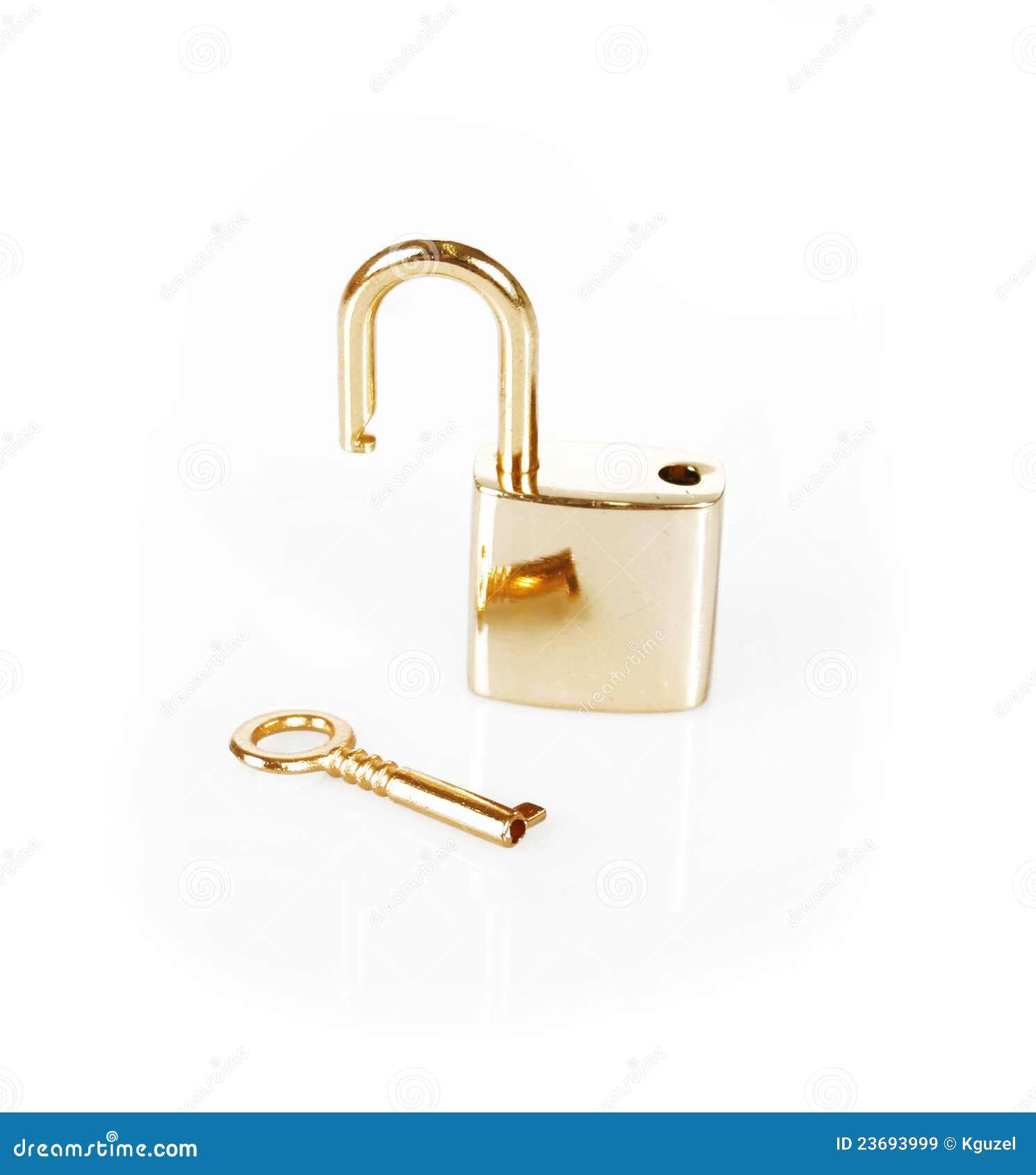 Golden lock and key stock image. Image of equipment, rough - 23693999