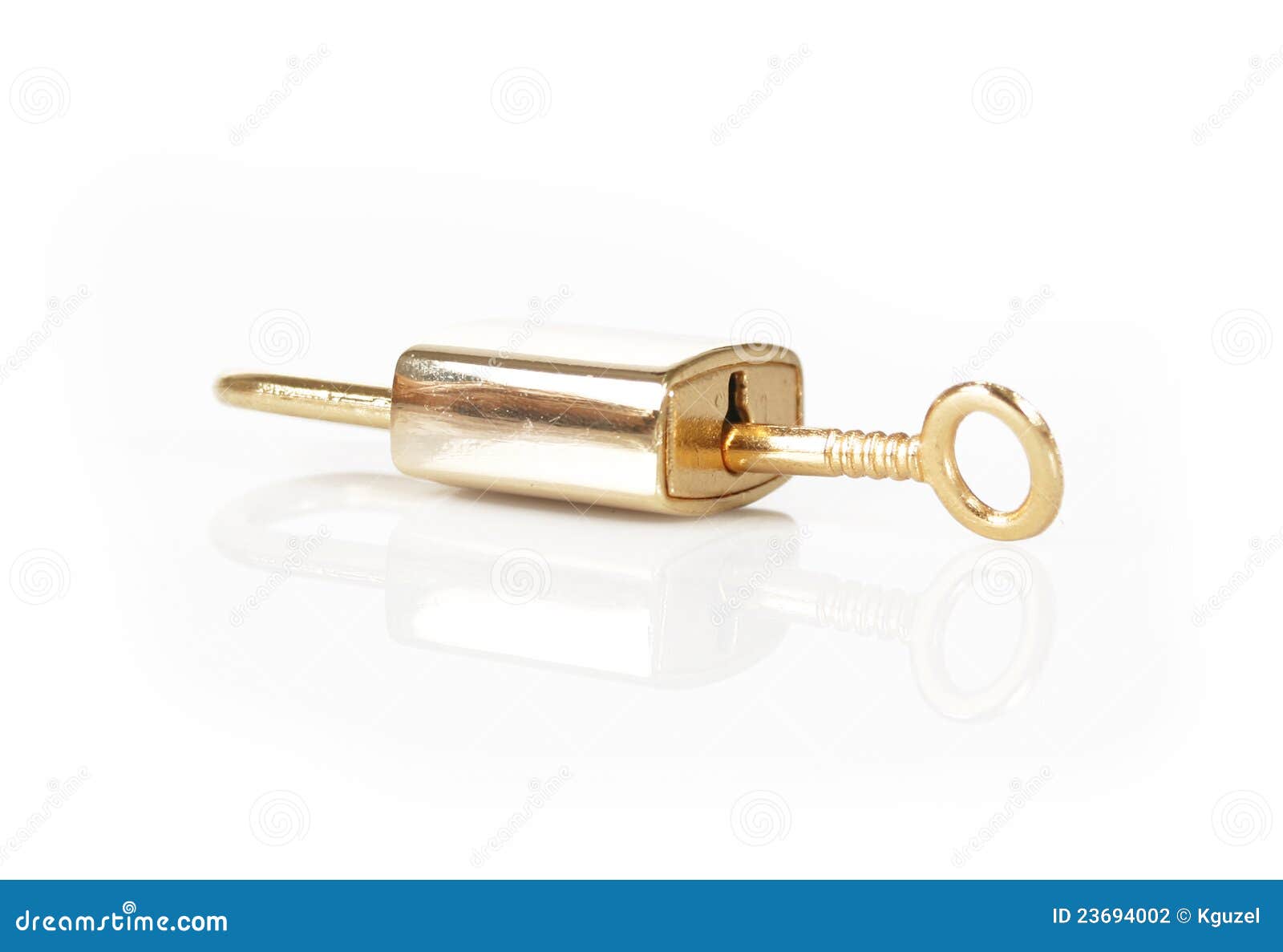 Golden lock and key stock photo. Image of insurance, protect - 23694002