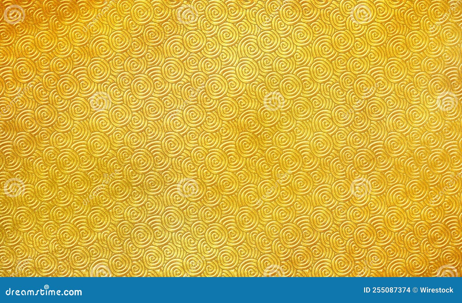 Gold Color Chinese Pattern Background Stock Photo - Image of fortune ...