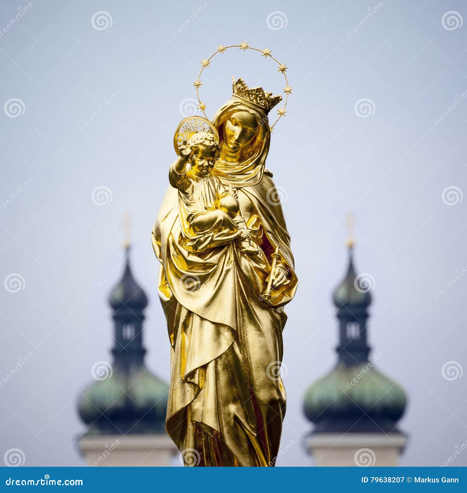 Madonna Statue On Corner Eiermarkt And Suderman Straat, Antwerpen ...