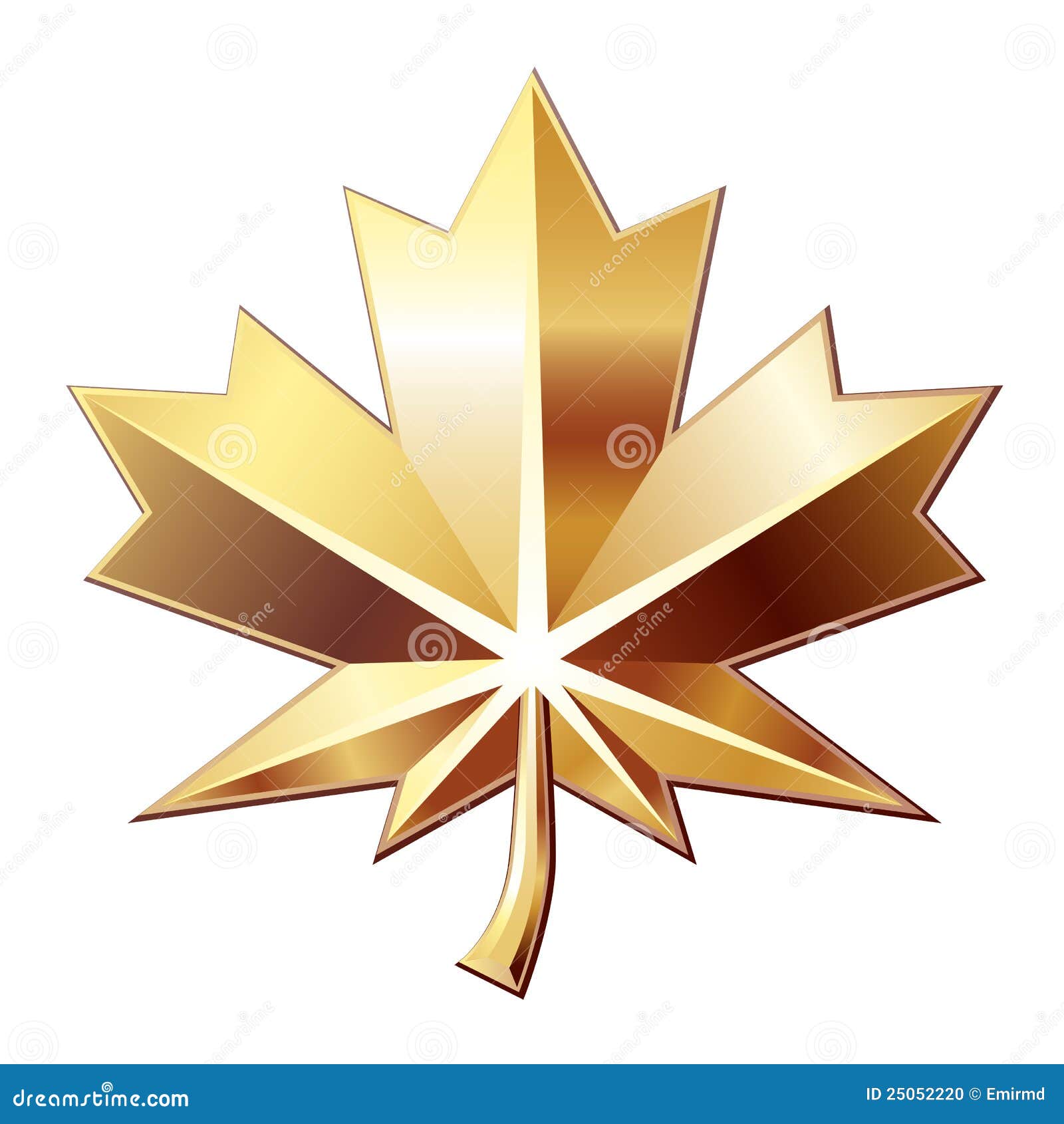 Golden maple leaf stock illustration. Illustration of gold - 25052220